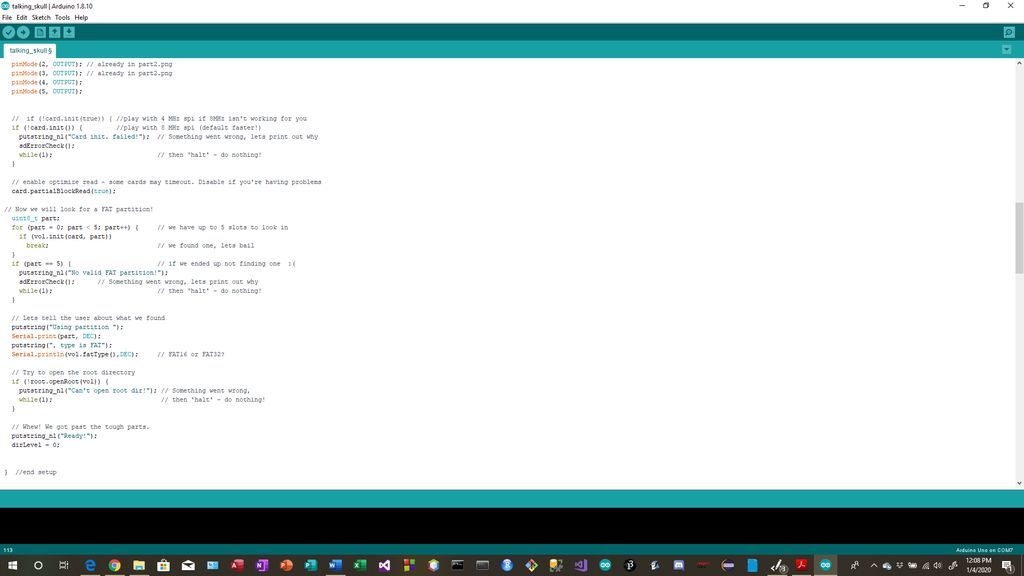 Talking Arduino Halloween Skeleton : 9 Steps (with Pictures ...
