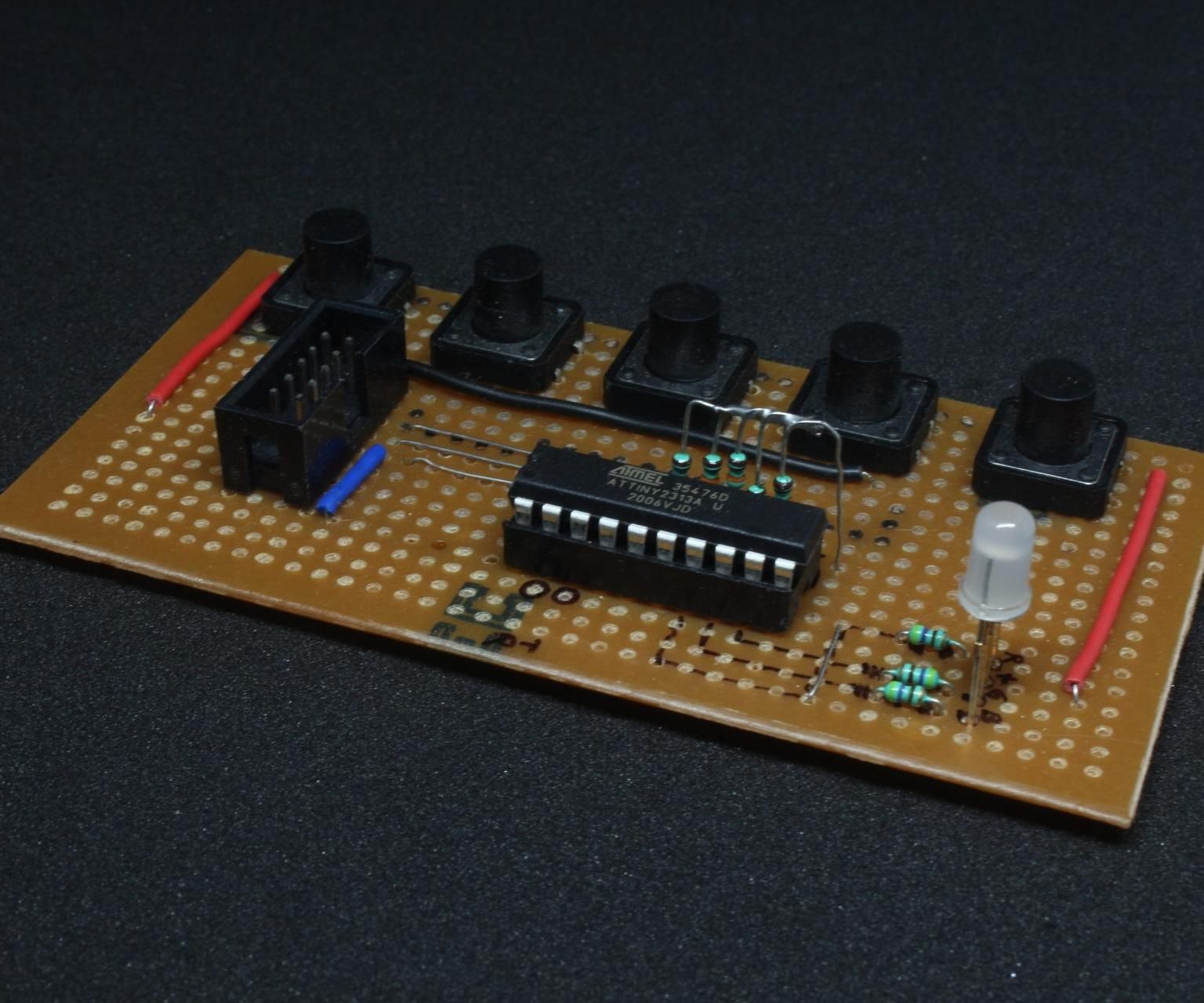 Fun With 4-pin Common Anode RGB LED and XOR Logic Using ATtiny2313A in ...