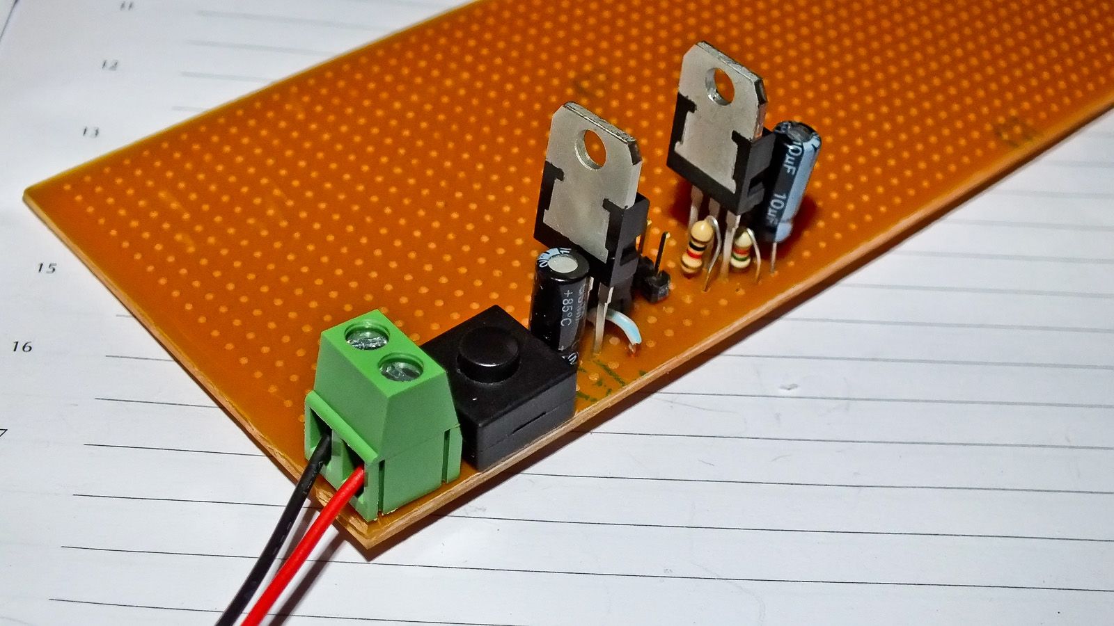 Dual Voltage Regulated Power Supply for Arduino/microcontroller ...