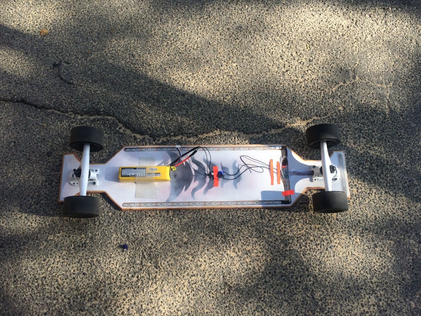 Glowing Longboard : 5 Steps - Instructables