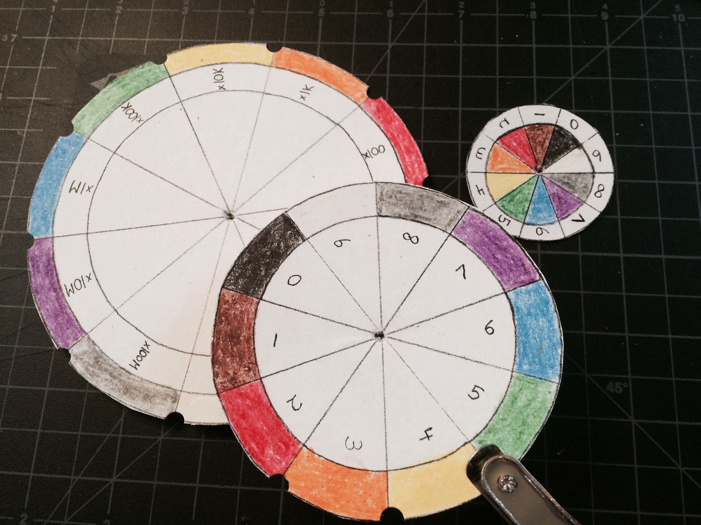 Resistor Color Wheel Tool : 5 Steps (with Pictures) - Instructables