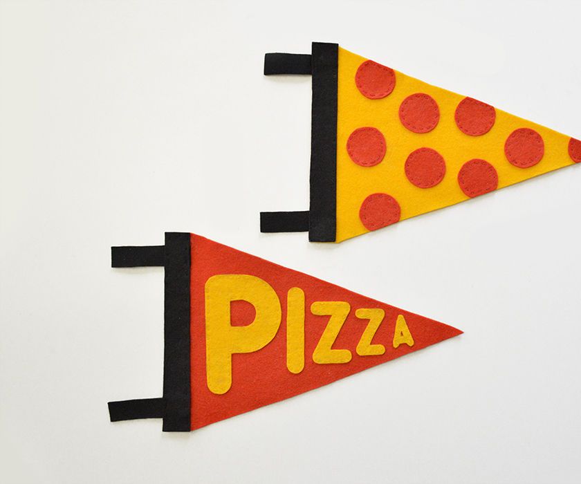 DIY: Typographic Pizza Pennants : 6 Steps (with Pictures) - Instructables
