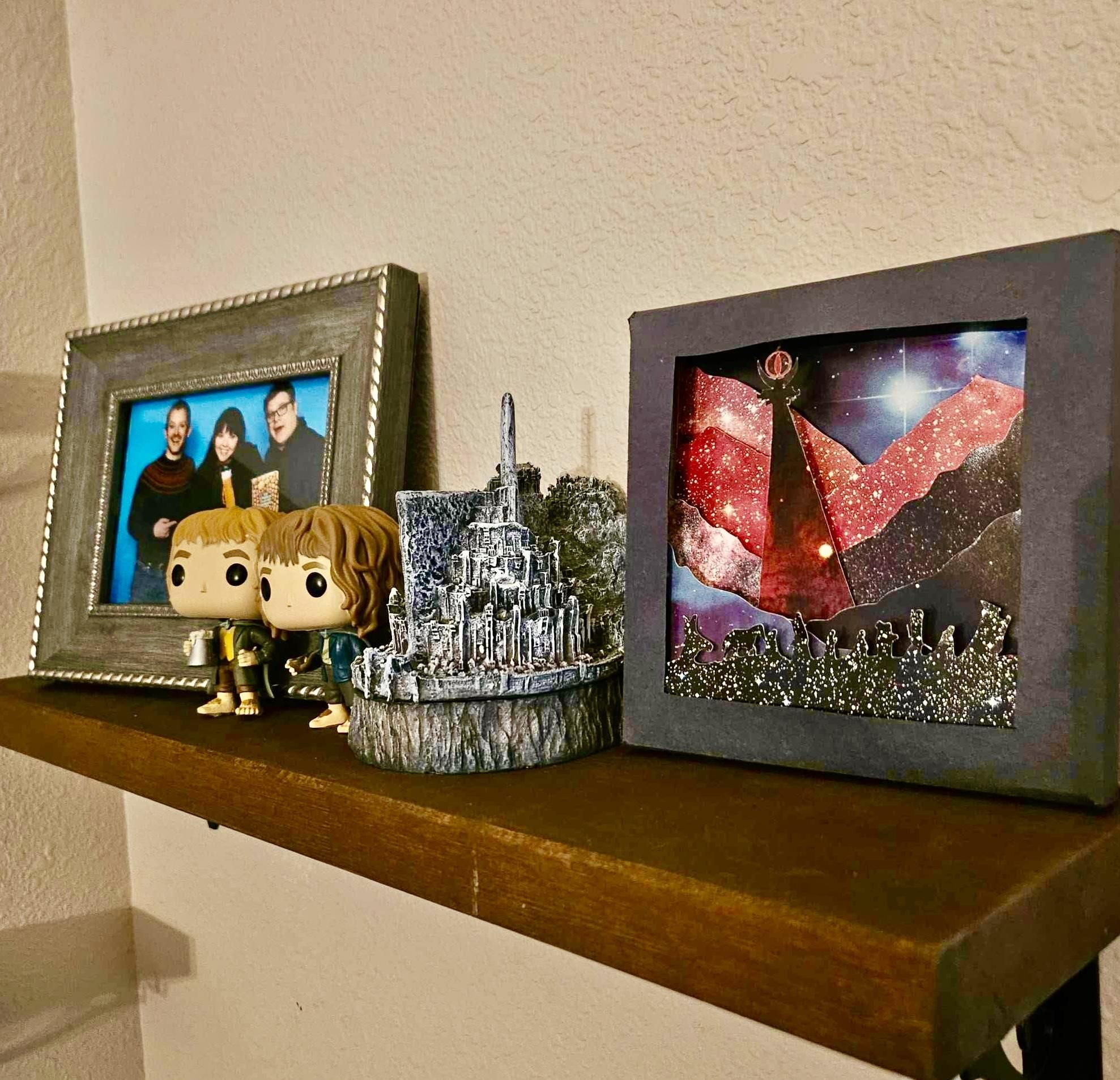LOTR 3D Paper Shadowbox Out of an Old Book : 8 Steps (with Pictures ...
