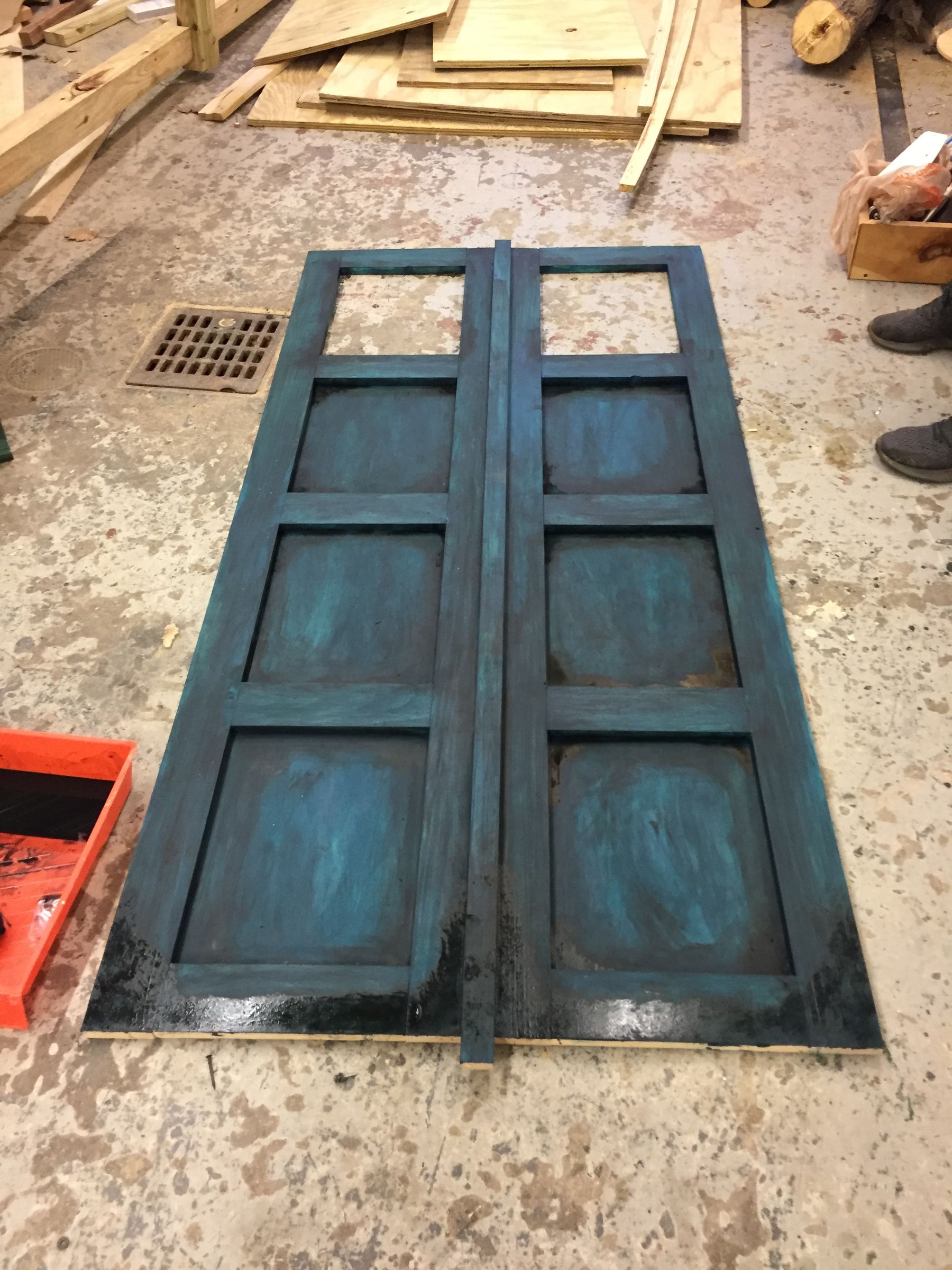 Full Scale TARDIS Shed/Storage Build! : 13 Steps (with Pictures ...