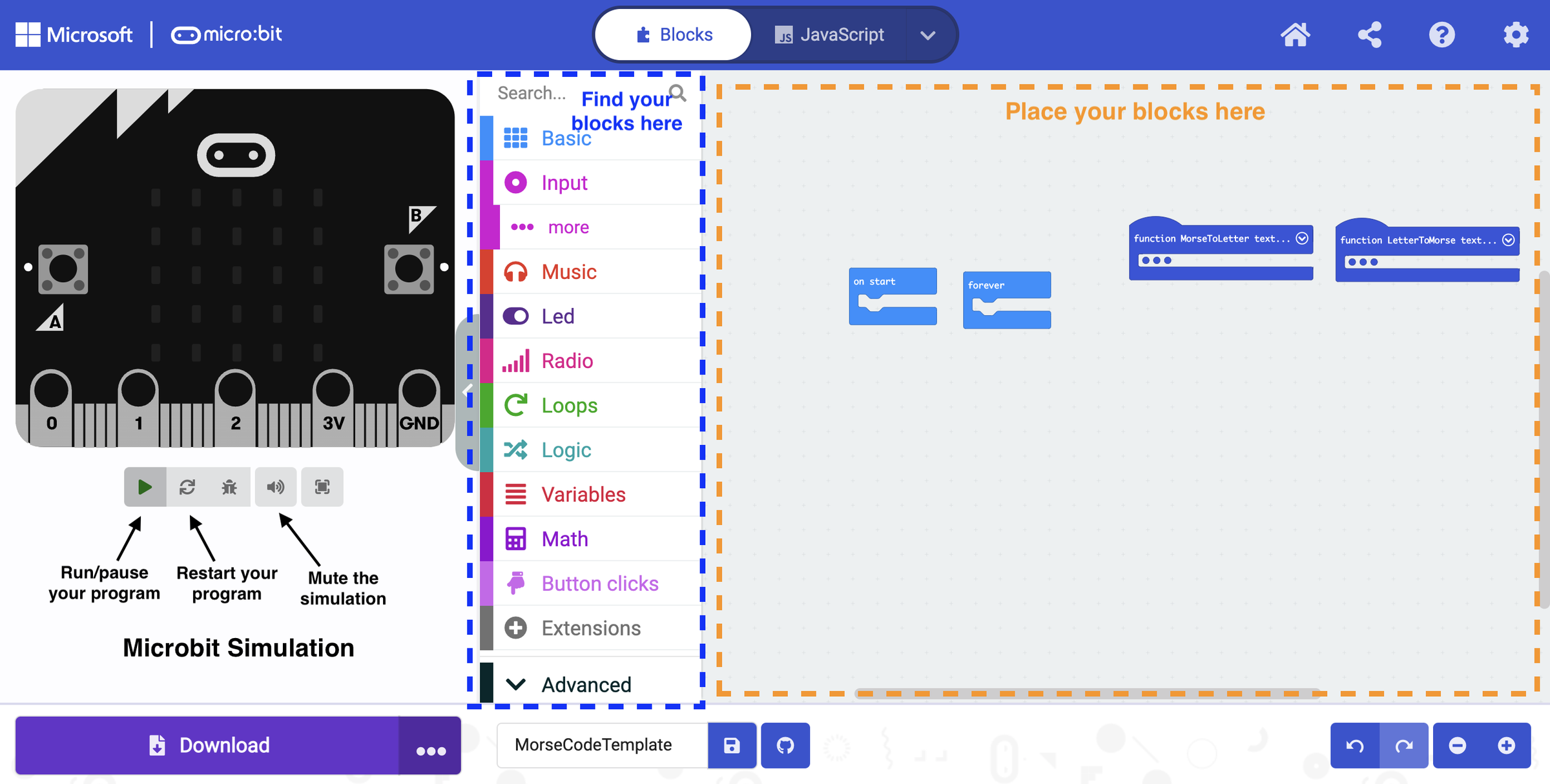 Micro:bit Morse Code Sender/Reciever : 16 Steps (with Pictures ...