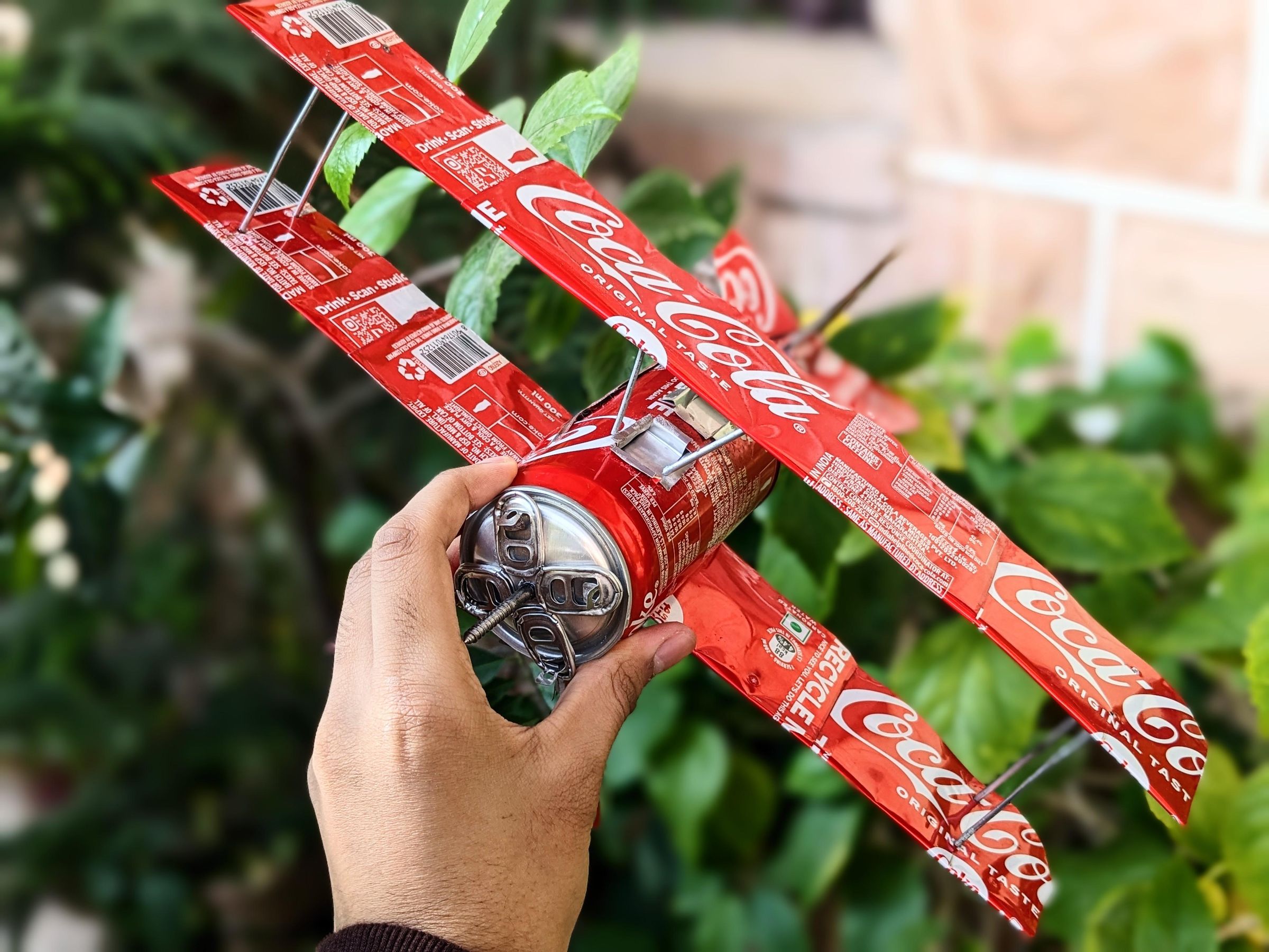 Recycled Soda Can Airplane Project for STEM Education : 8 Steps ...