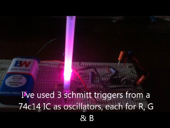 RGB LED Driver Using IC 74c14: No Arduino! - Instructables
