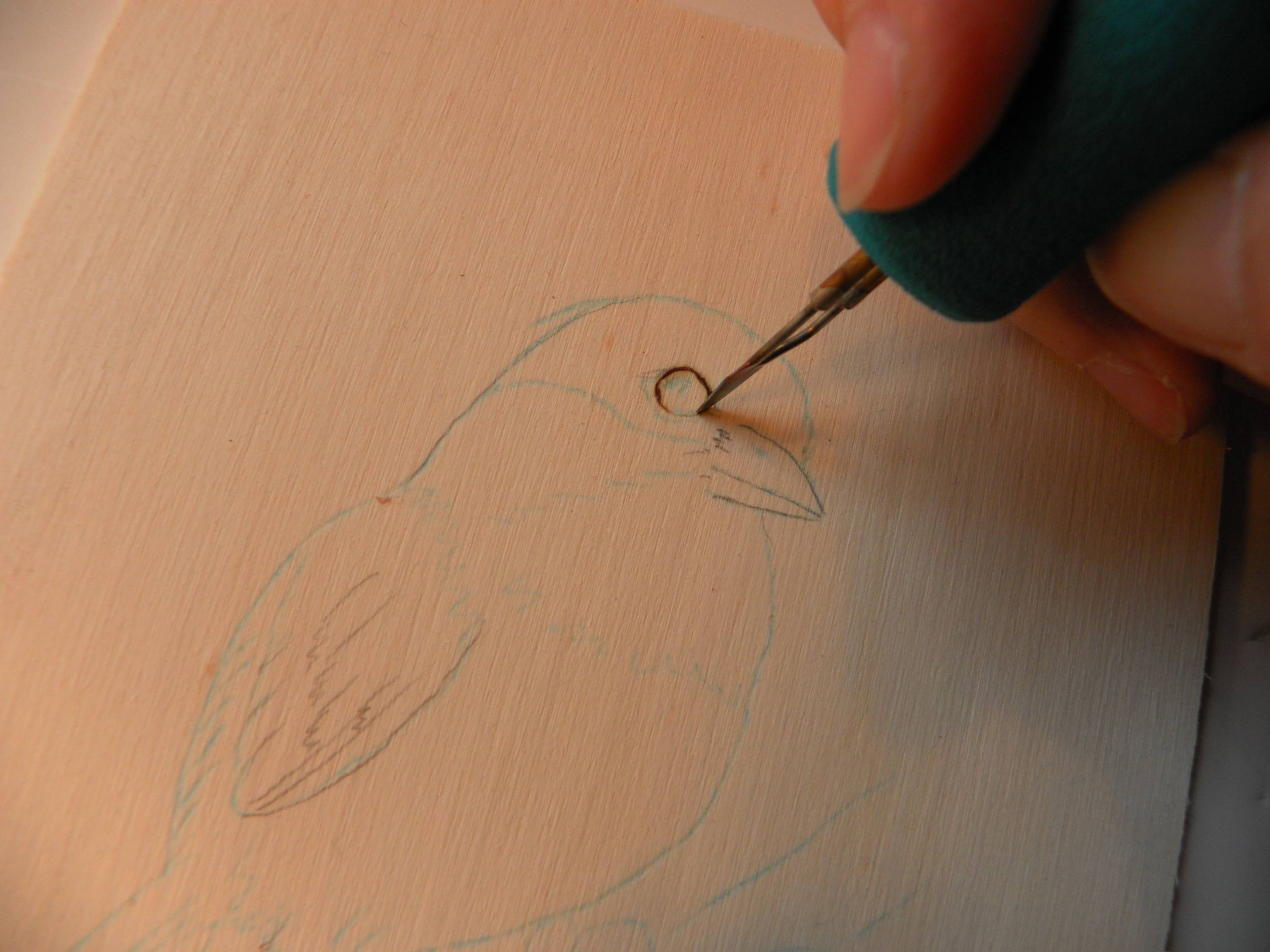 Pyrography: Step by Step Burn a Chickadee : 10 Steps (with Pictures ...