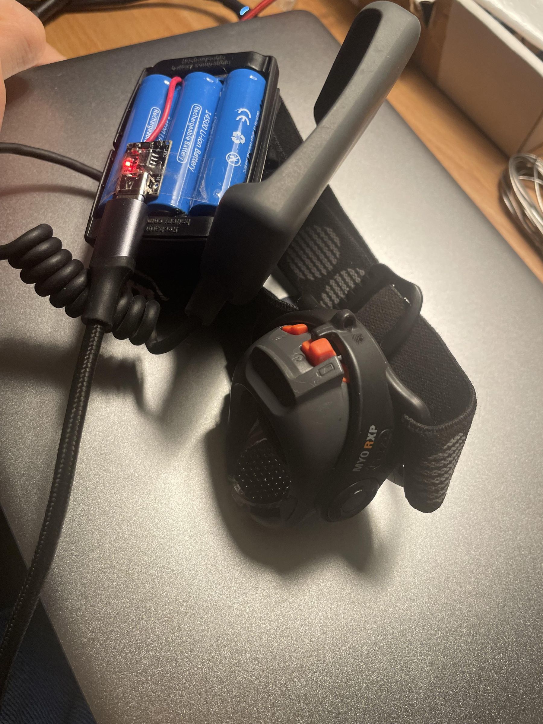 DIY Rechargeable Battery for Headlamp Petzl MYO RXP (similar to Petzl ...
