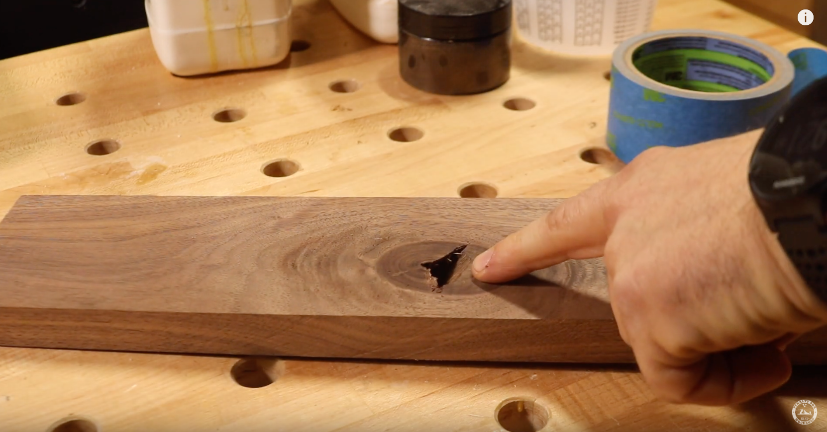 How to Fill Knots and Voids With Epoxy Resin : 5 Steps (with Pictures ...