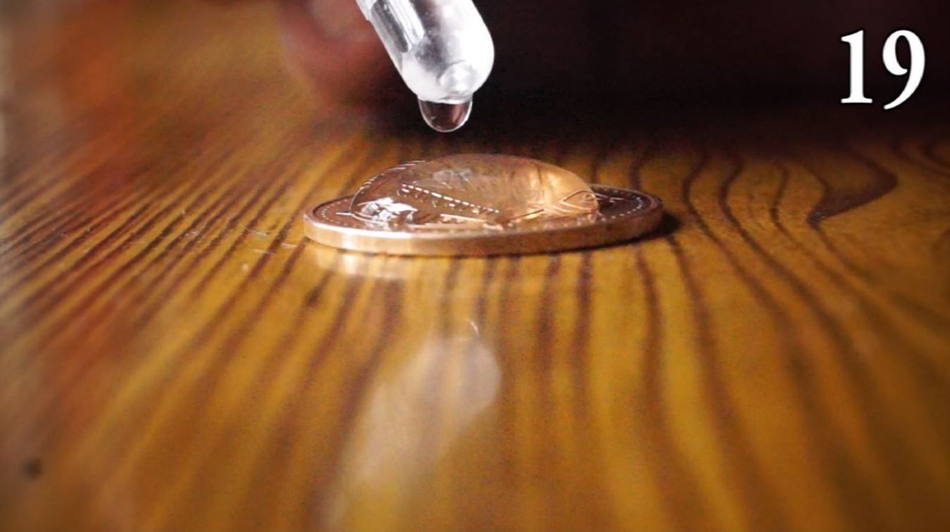 68 Drops of Water in a Coin Science Experiment - Instructables
