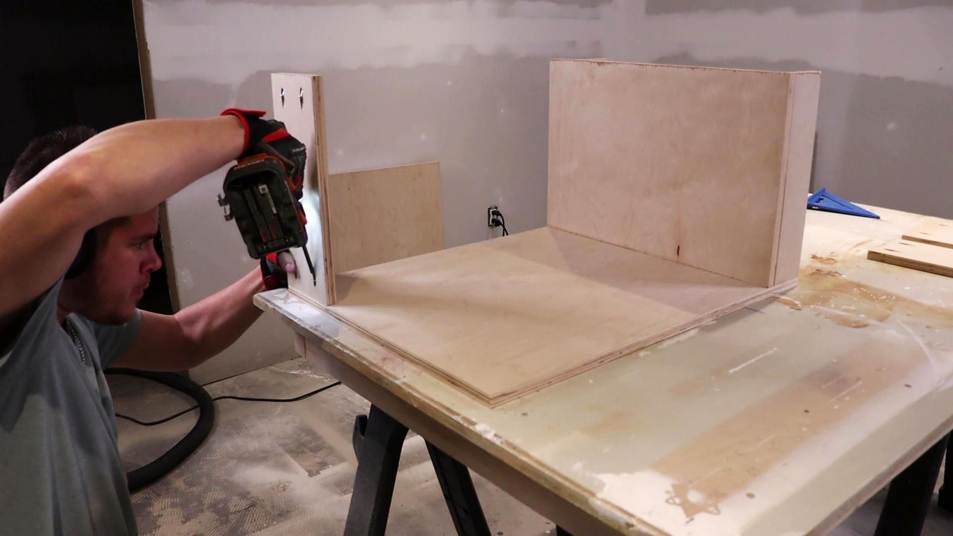 DIY Computer Desk | Cable Management, Storage, LED's : 13 Steps (with ...
