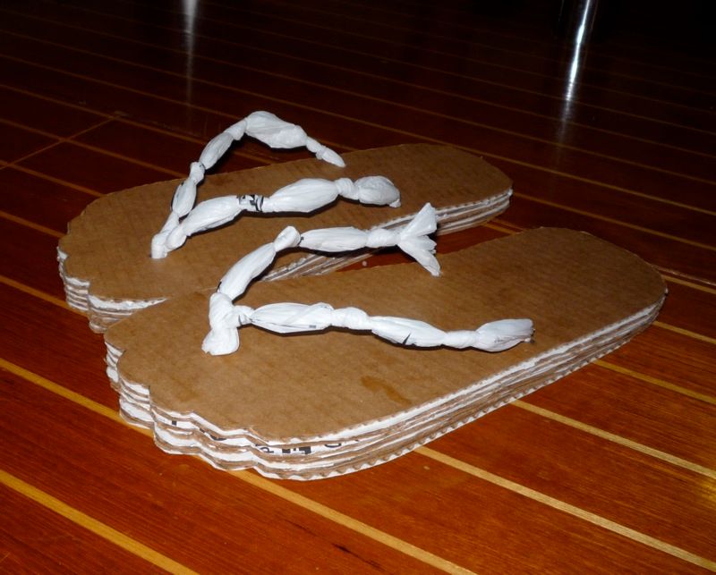 Eco-Friendly Emergency Flip Flops : 12 Steps - Instructables