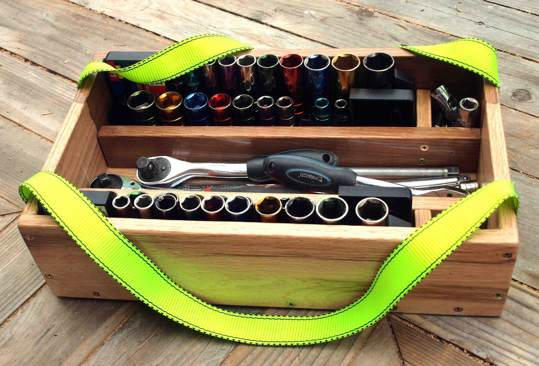 How to Build a Socket Caddy From Scrap Hardwood Flooring. : 9 Steps ...