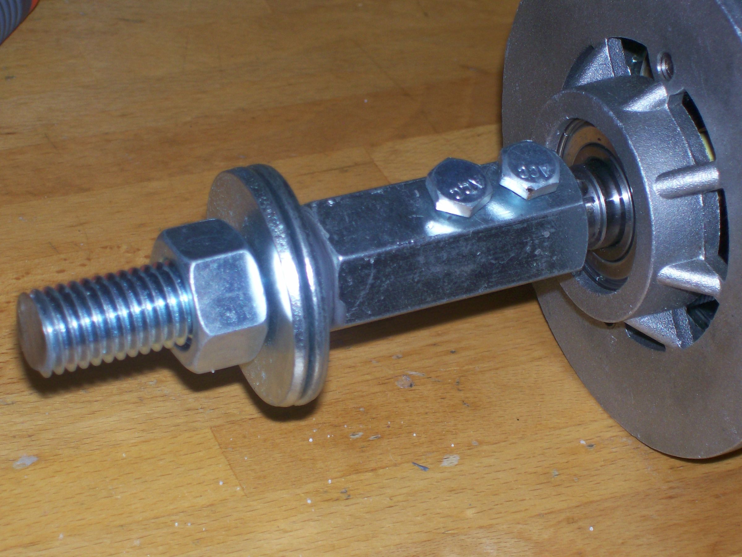 Homemade Motor Arbor for Your Wind Generator or Other Needs : 8 Steps ...