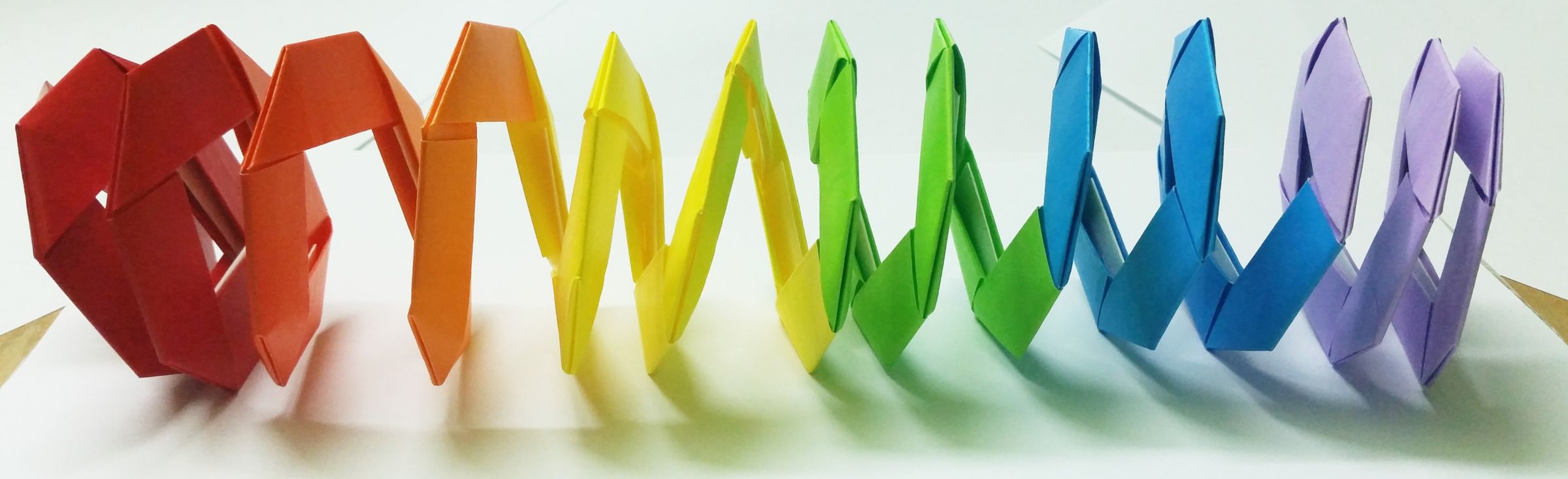 Origami Rainbow Chain : 8 Steps (with Pictures) - Instructables