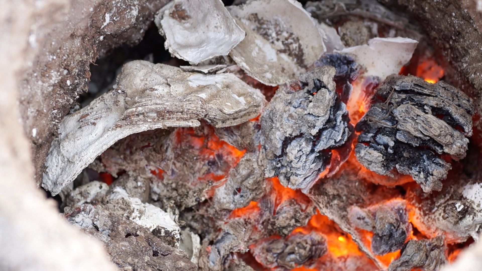 Burn Seashell Lime in a Primitive Straw/Clay Kiln! : 10 Steps (with ...
