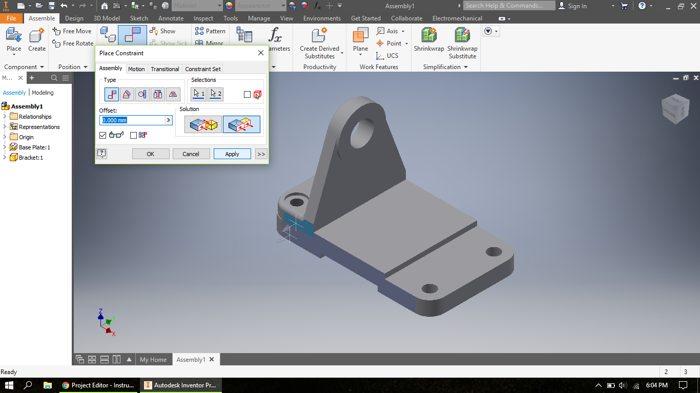 How to Create an Assembly in Inventor : 20 Steps - Instructables