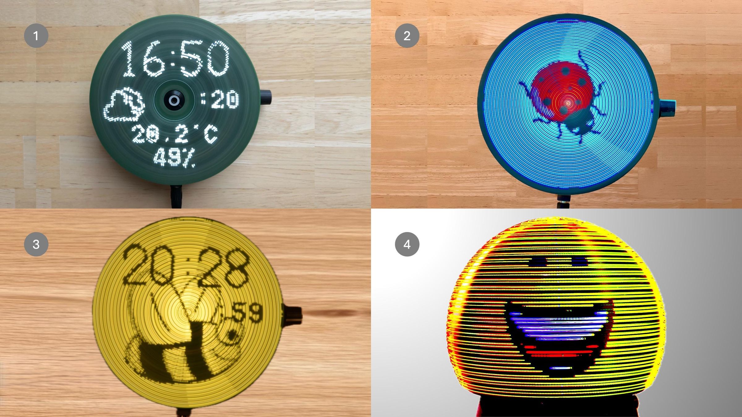 Rotating LED Sphere – Building a RP2040 POV Display Step by Step : 11 Steps (with Pictures ...
