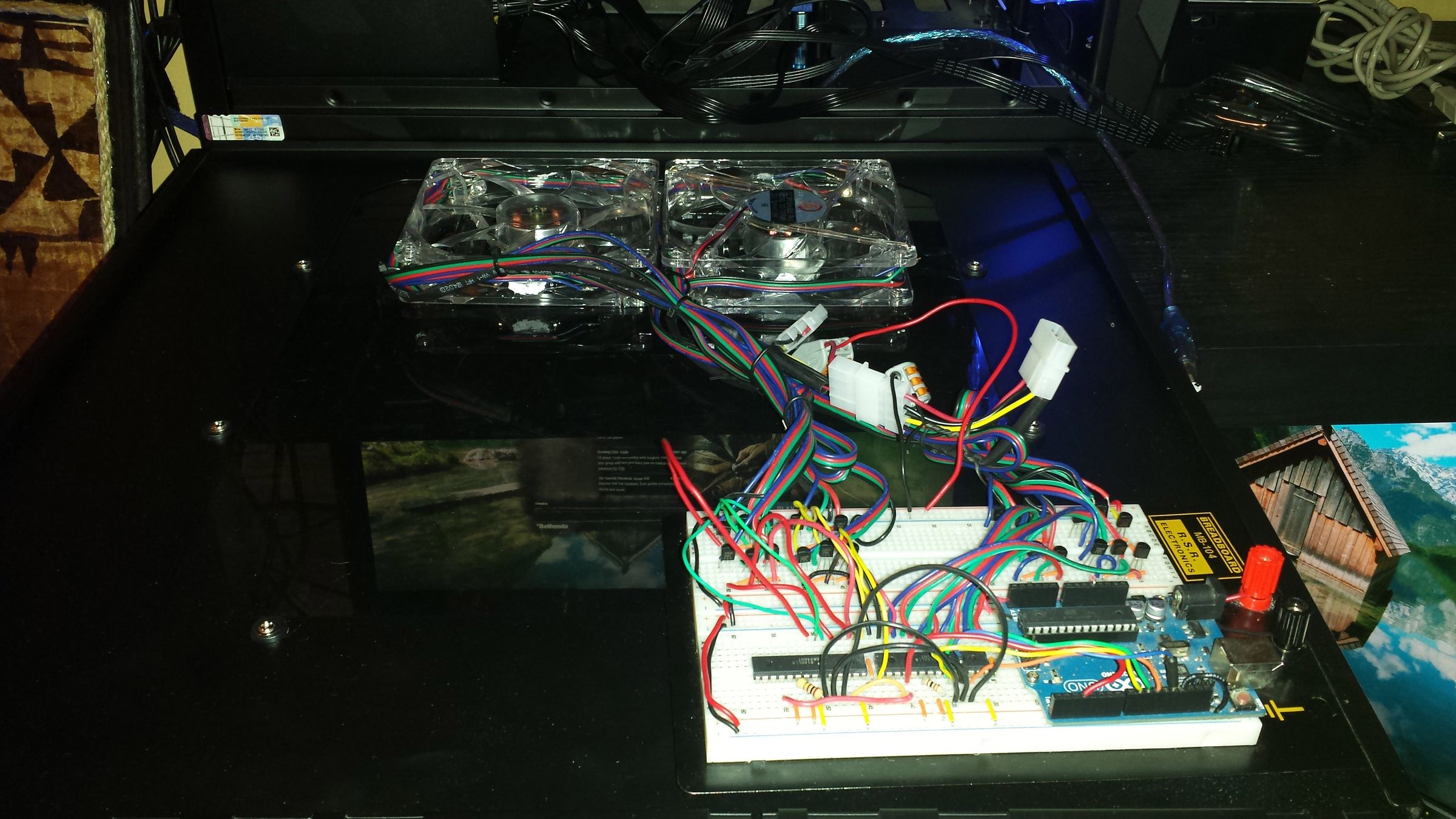 CPU Fan Hack - RGB LEDs - Arduino & TLC5940 : 7 Steps - Instructables