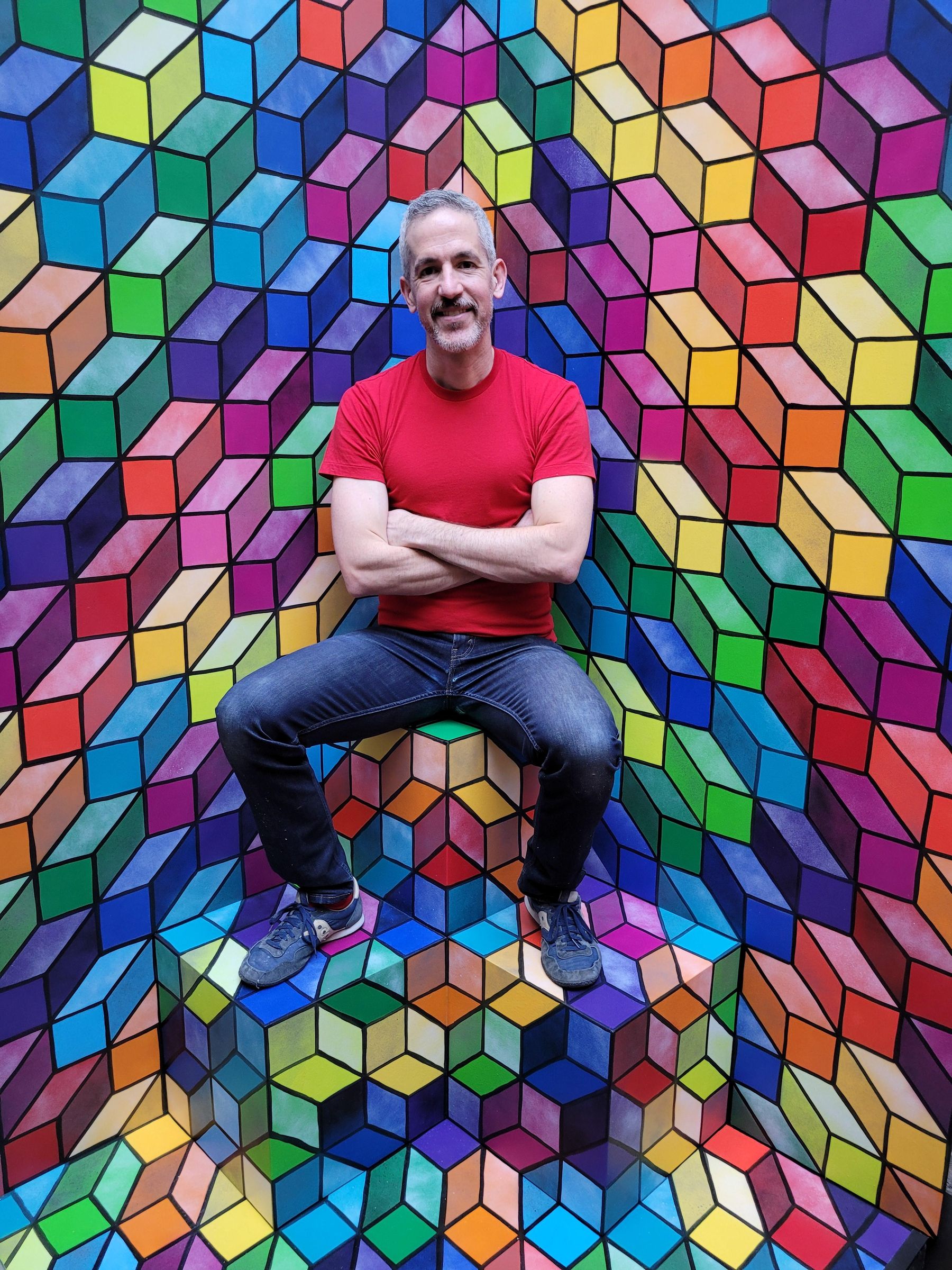 Rainbow Cubes Photo Backdrop : 6 Steps (with Pictures) - Instructables