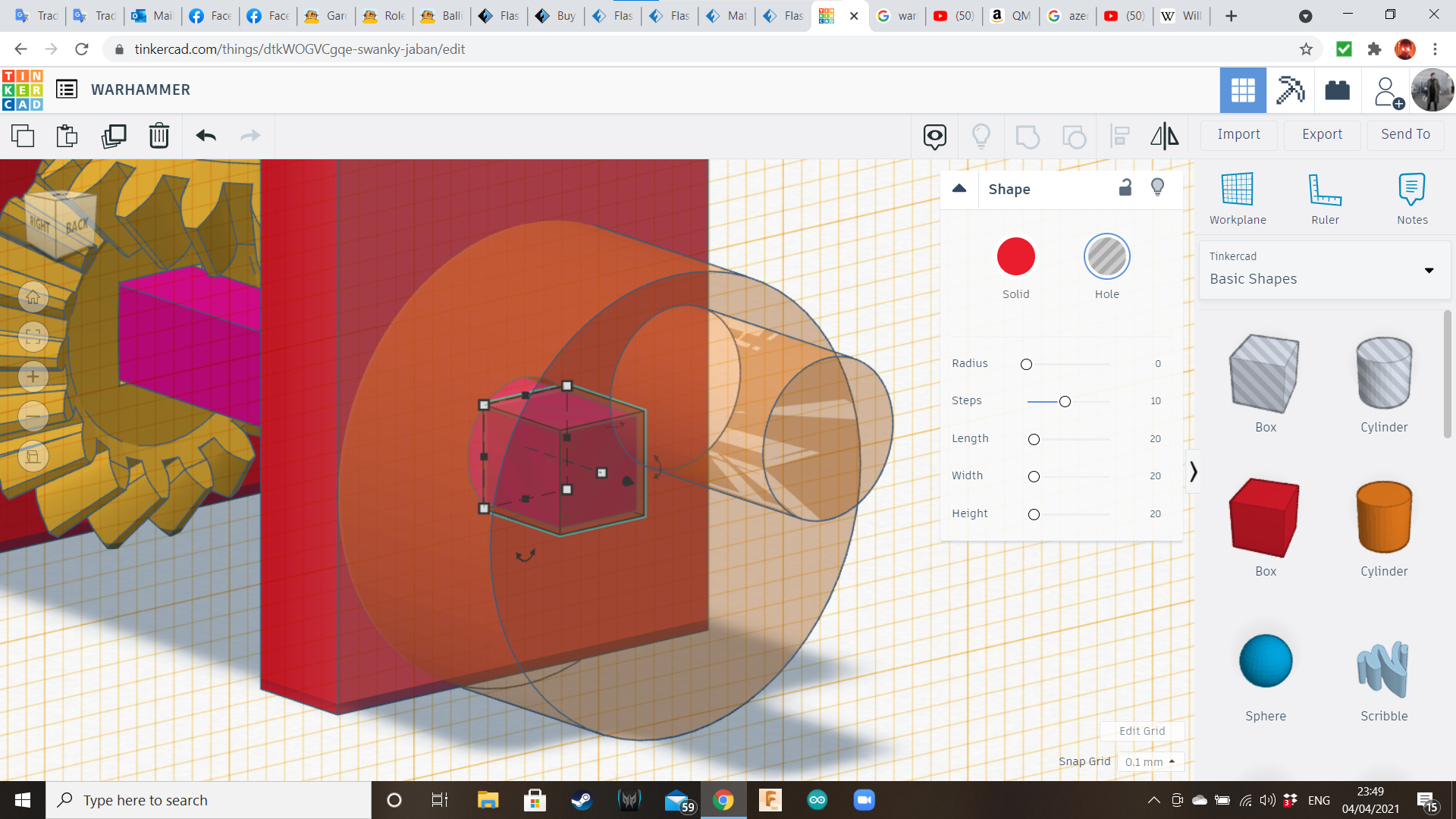 Tinkercad Robotics for (High) School: Walking Warhammer 40K's ...