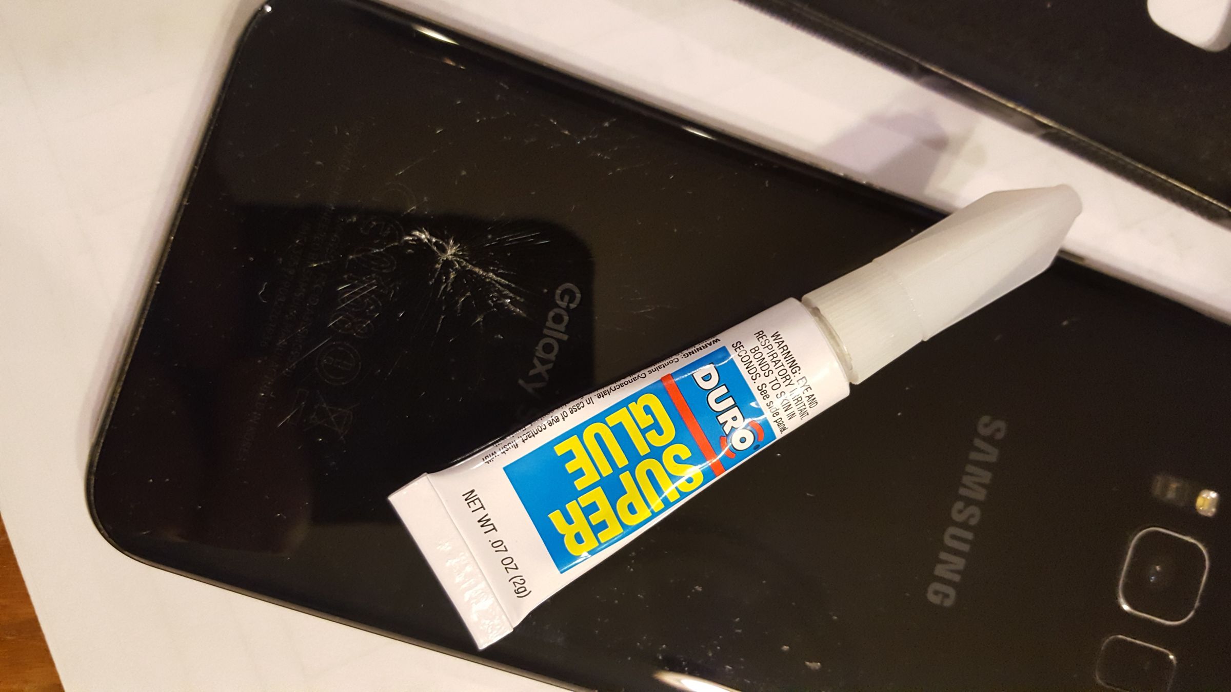 Stop Cracks on a Broken Phone Screen for Under $5 : 3 Steps - Instructables