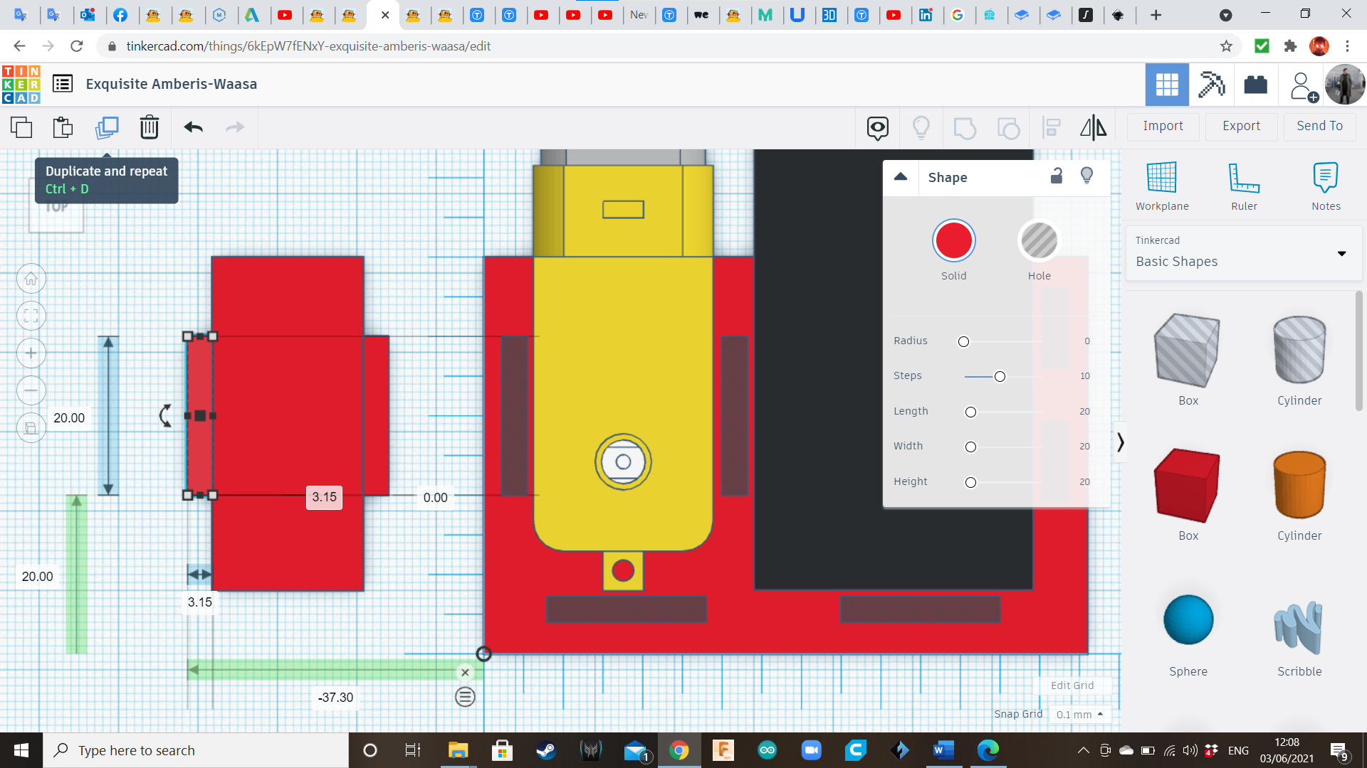 Tinkercad Robotics for School: Laser-cut Walking Machine! : 27 Steps ...
