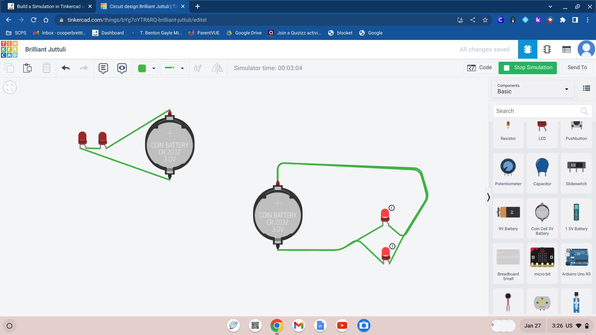 Discovering Electricity With Paper Circuits and Tinkercad Simulations ...