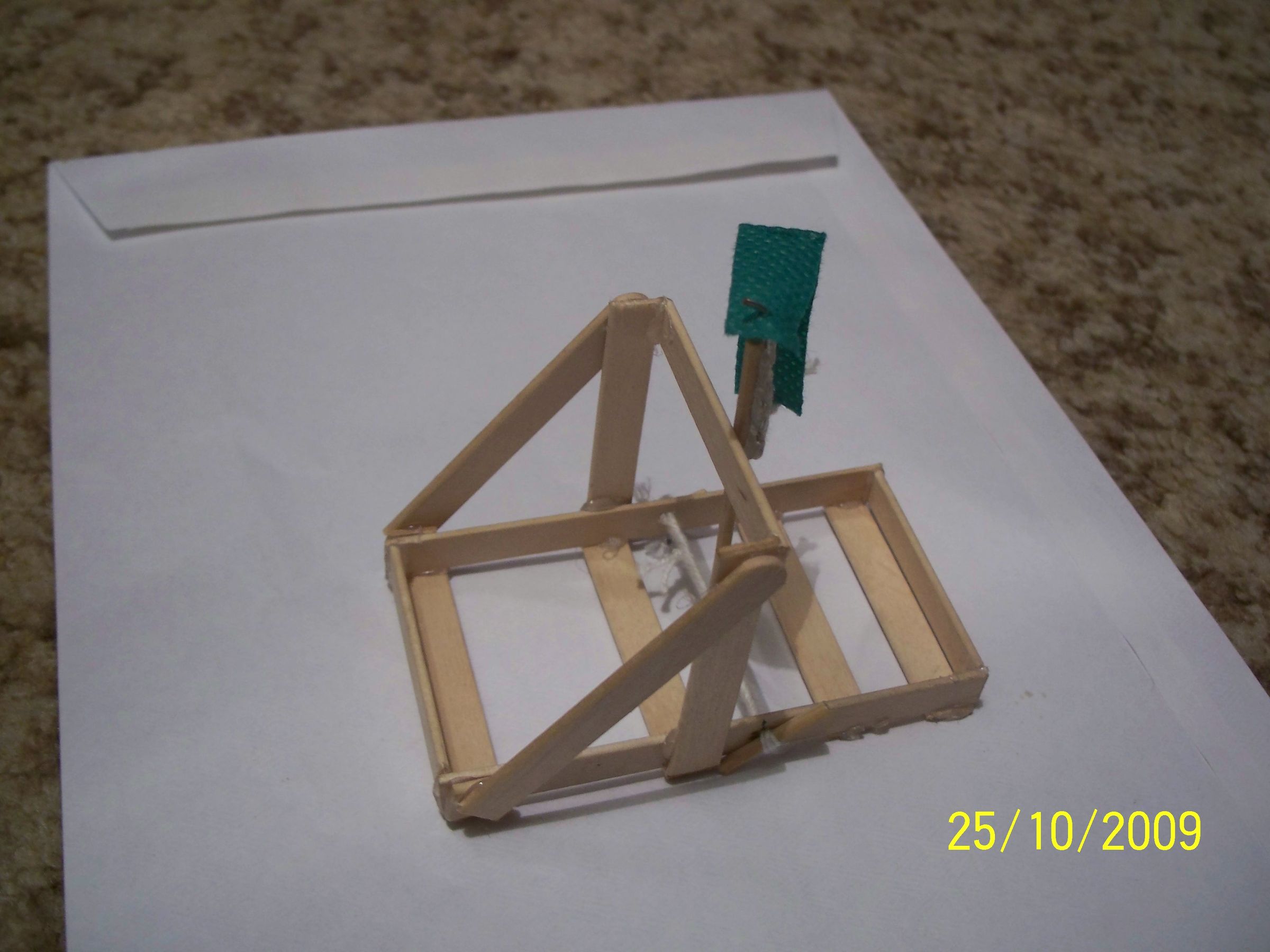 Desktop Popstick Catapult : 5 Steps - Instructables