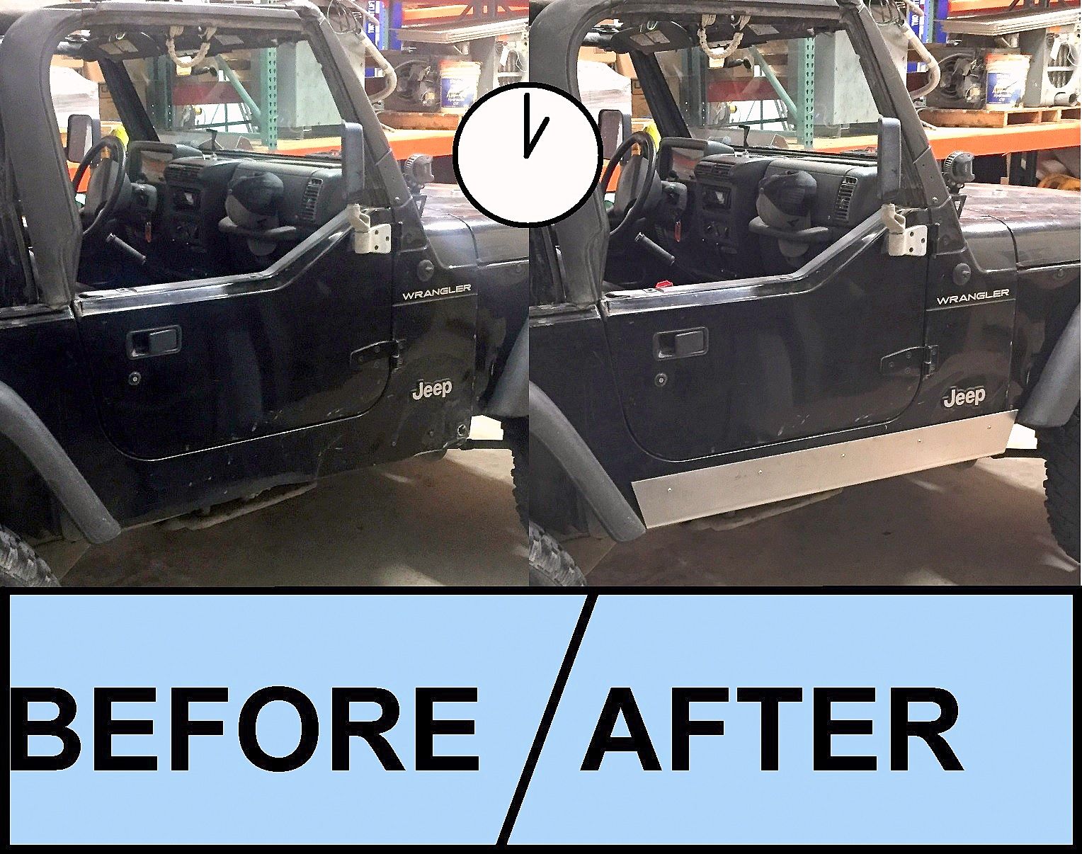 Jeep TJ Rocker Panels in 1 Hour : 6 Steps (with Pictures) - Instructables