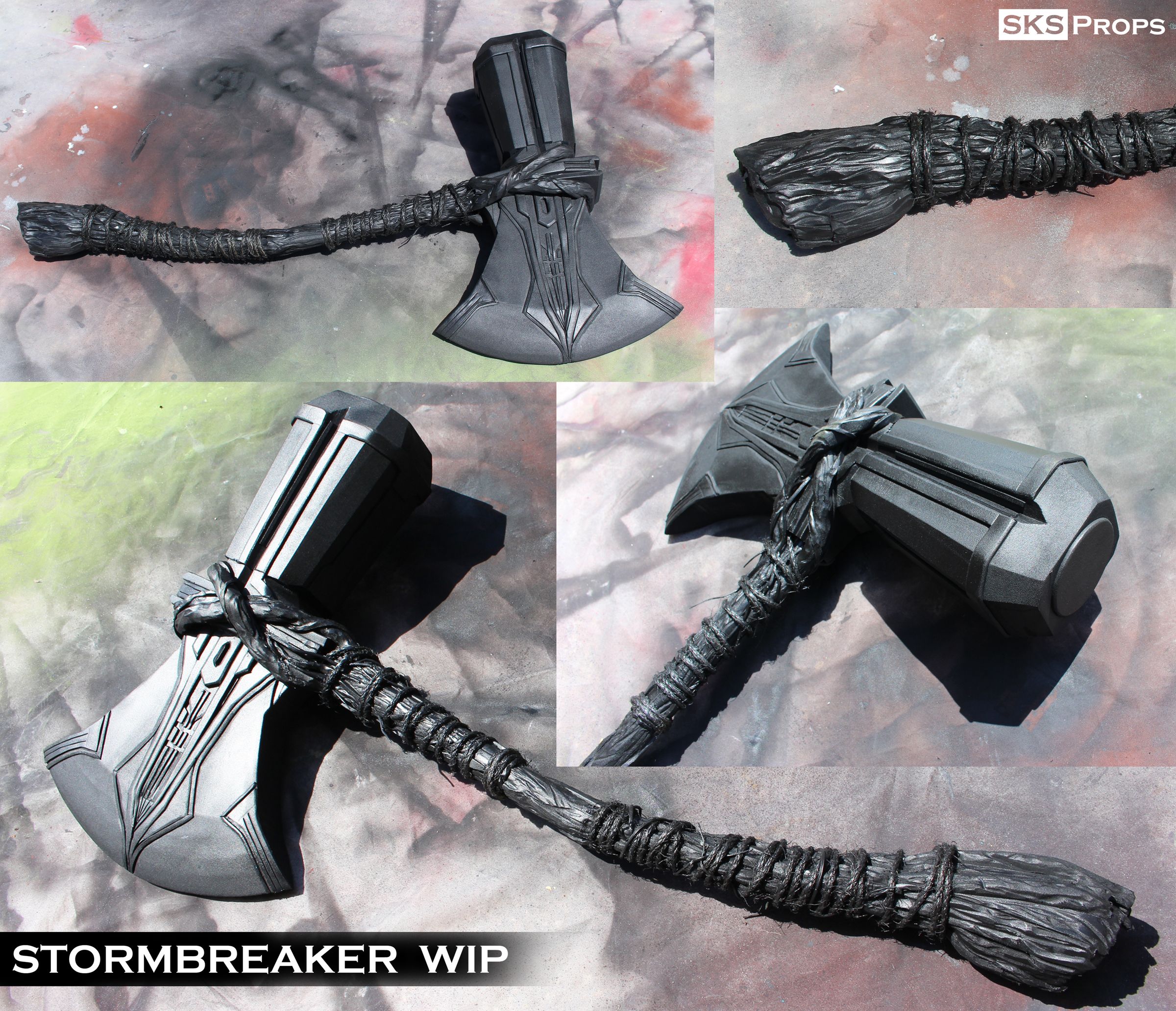 Thor's Stormbreaker Foam Cosplay Weapon - SKS Props : 11 Steps (with ...