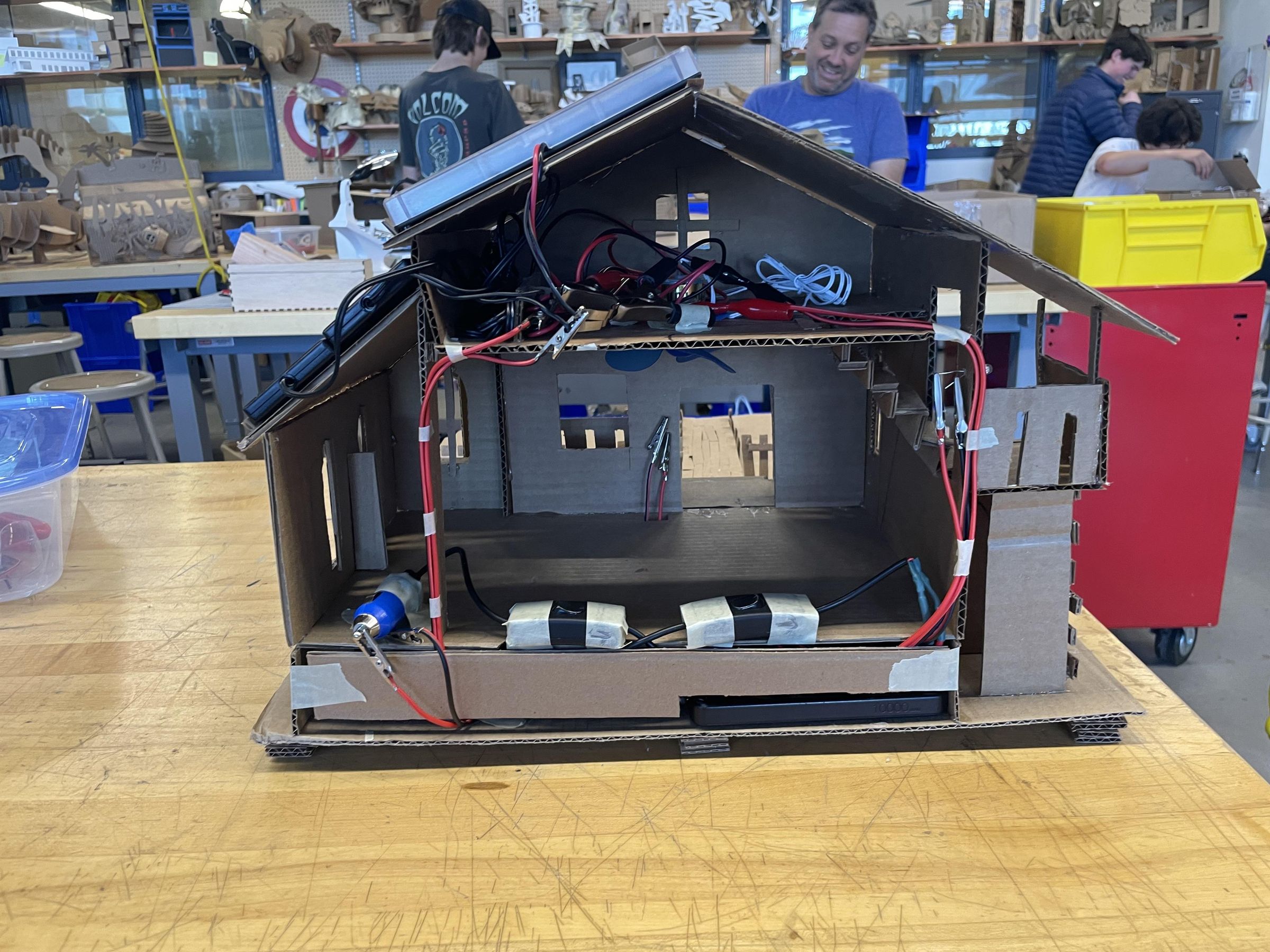 How to Build a Solar-Powered Cardboard House W/ Loads : 10 Steps ...