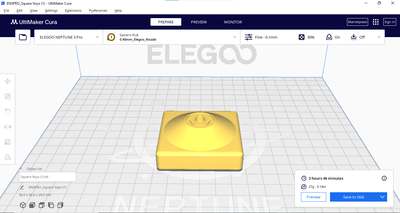 Designing and Building a Square Yo-Yo Using Tinkercad : 11 Steps (with Pictures) - Instructables