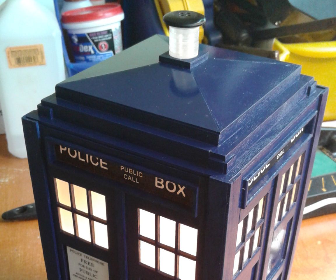 Build a TARDIS Nite Lite! : 12 Steps (with Pictures) - Instructables