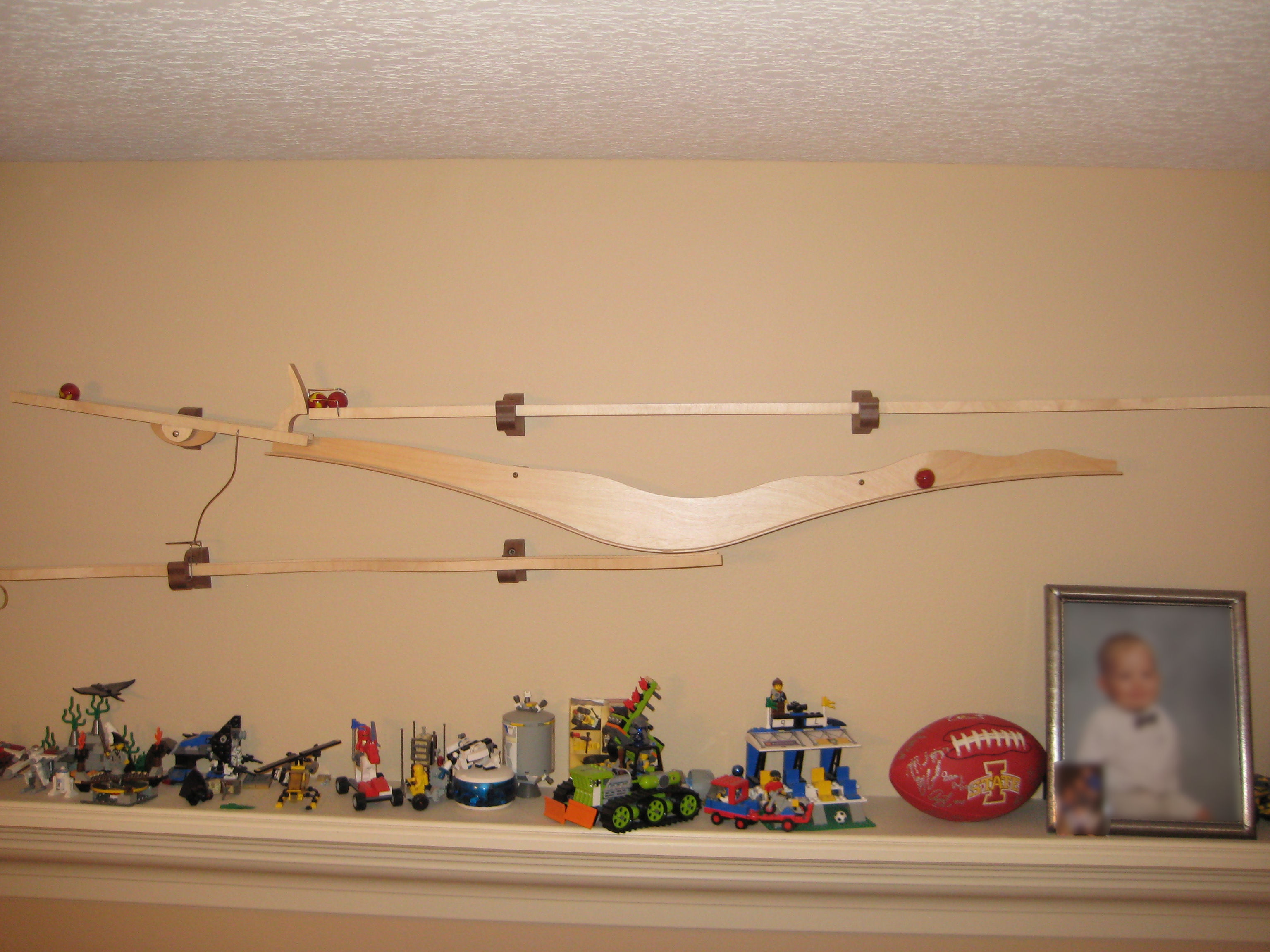 Kinetic Marble Track Around the Top of a Room : 9 Steps (with Pictures ...