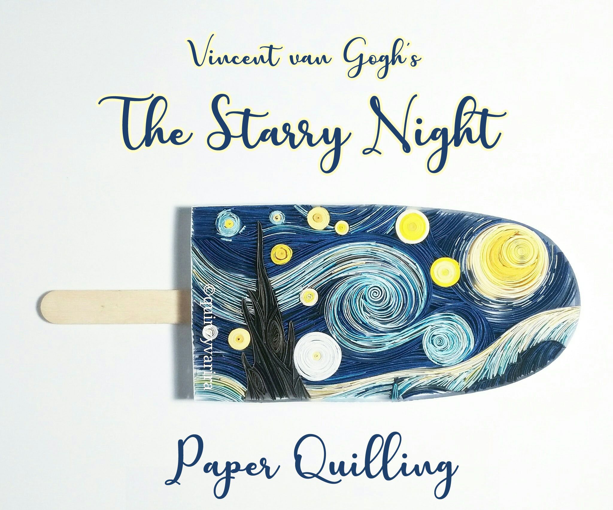 Tutorial the Starry Night Paper Quilling : 7 Steps (with Pictures ...