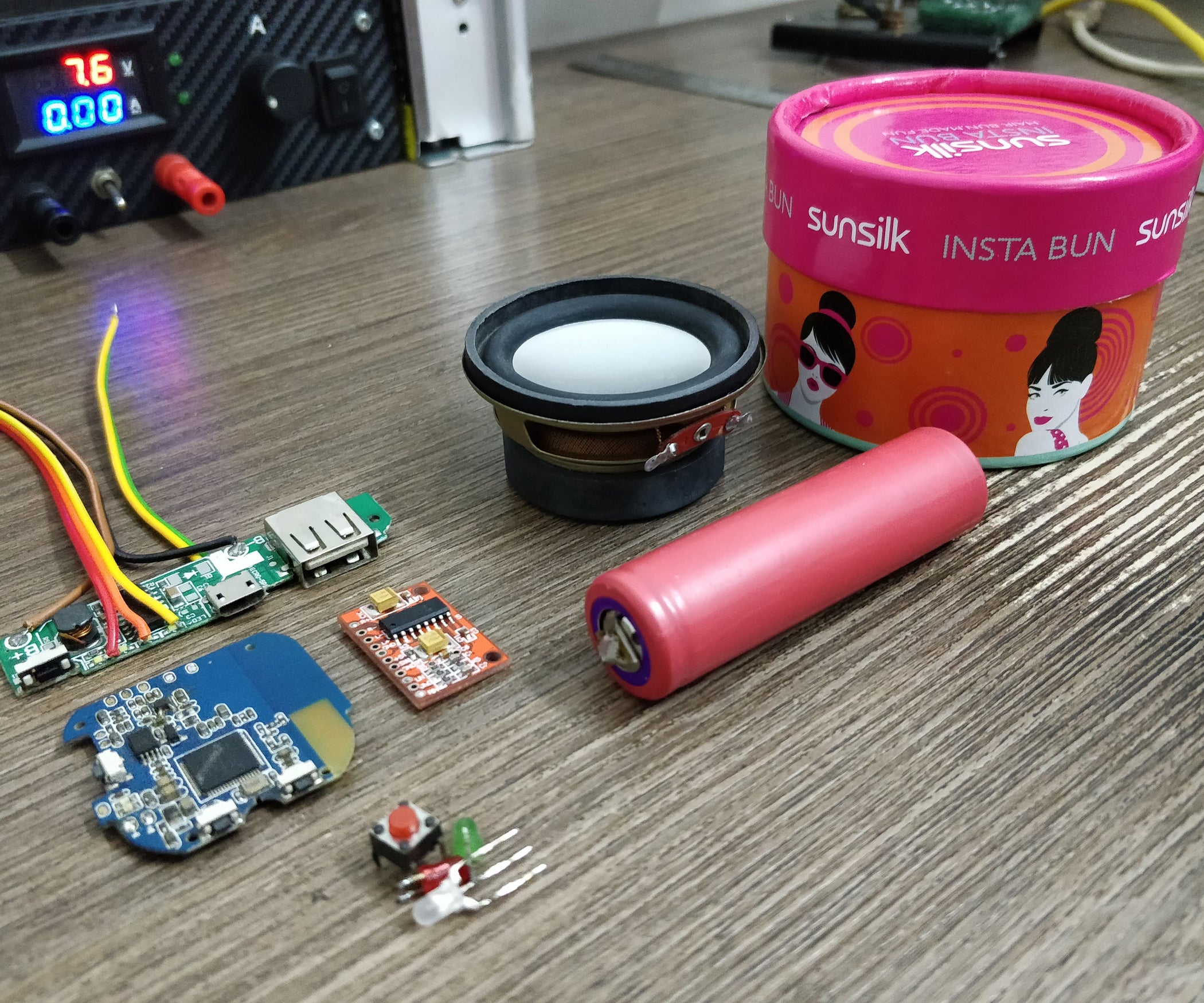 Diy Portable Bluetooth Speaker With Powerbank 12 Steps With