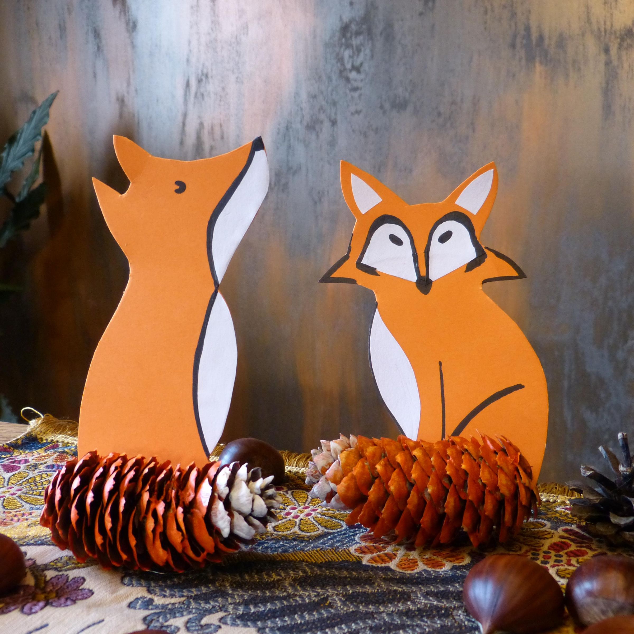 Pinecone Foxes - Autumn Decoration : 8 Steps (with Pictures ...
