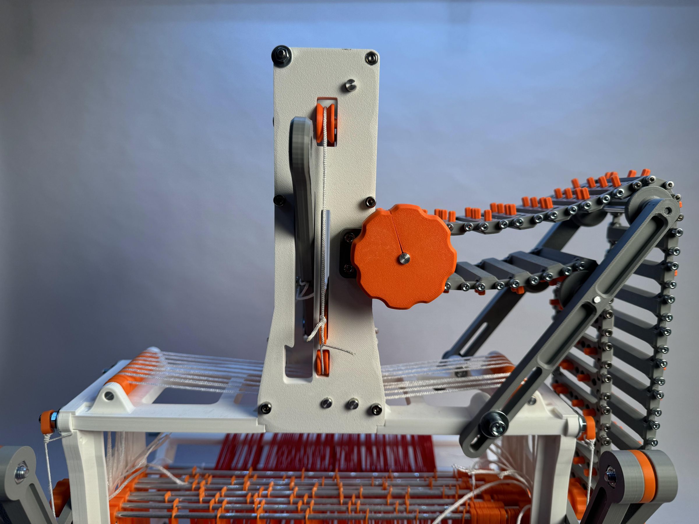 3D Printed Table Loom With 8 Shafts : 14 Steps (with Pictures ...