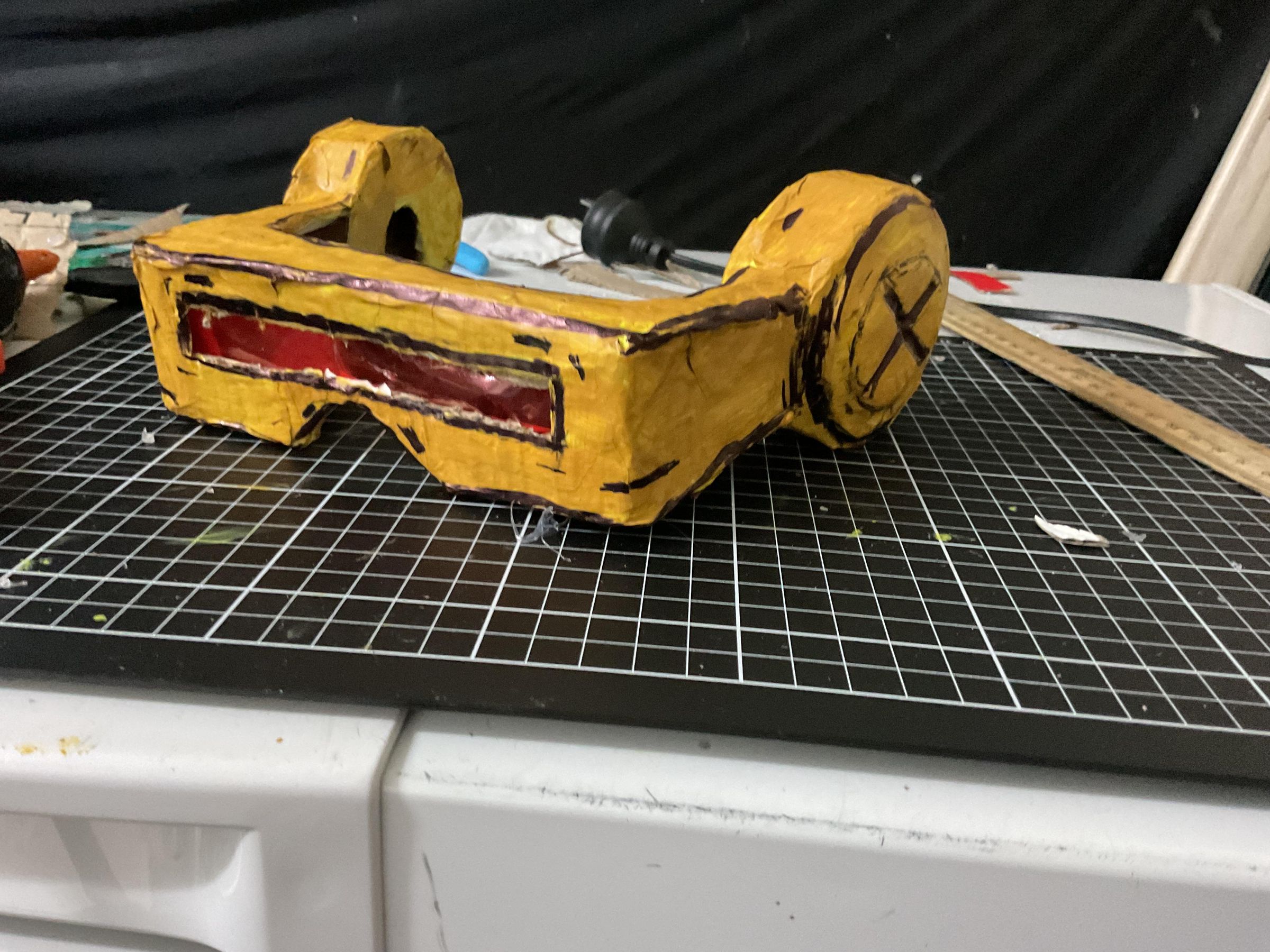 Easy Cardboard Cyclops Visor (X-men) : 10 Steps (with Pictures ...