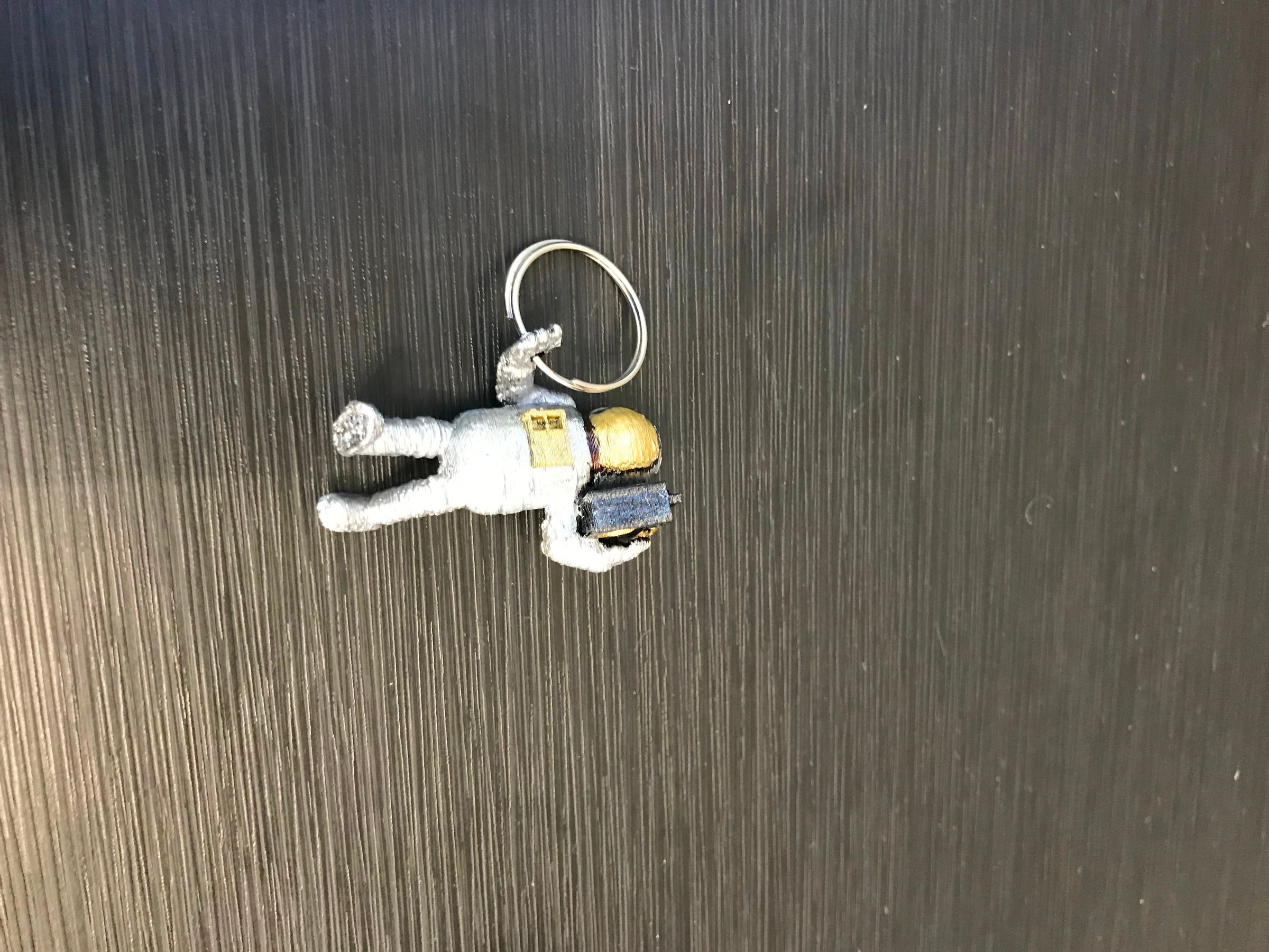 3D Printed Astronaut Keychain (How to Make an Existing 3D Print Into a ...