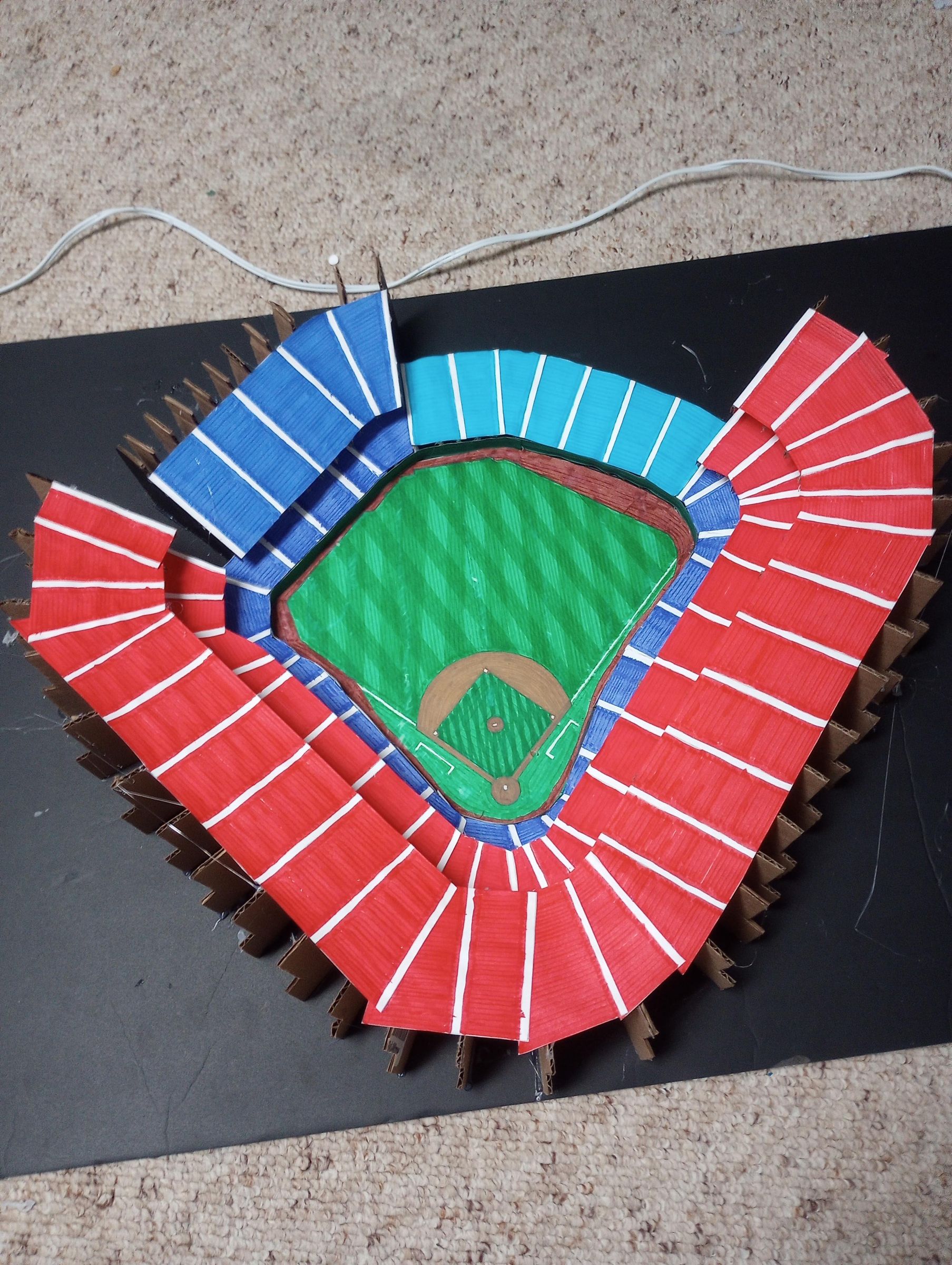 Cardboard MLB Stadium : 39 Steps (with Pictures) - Instructables