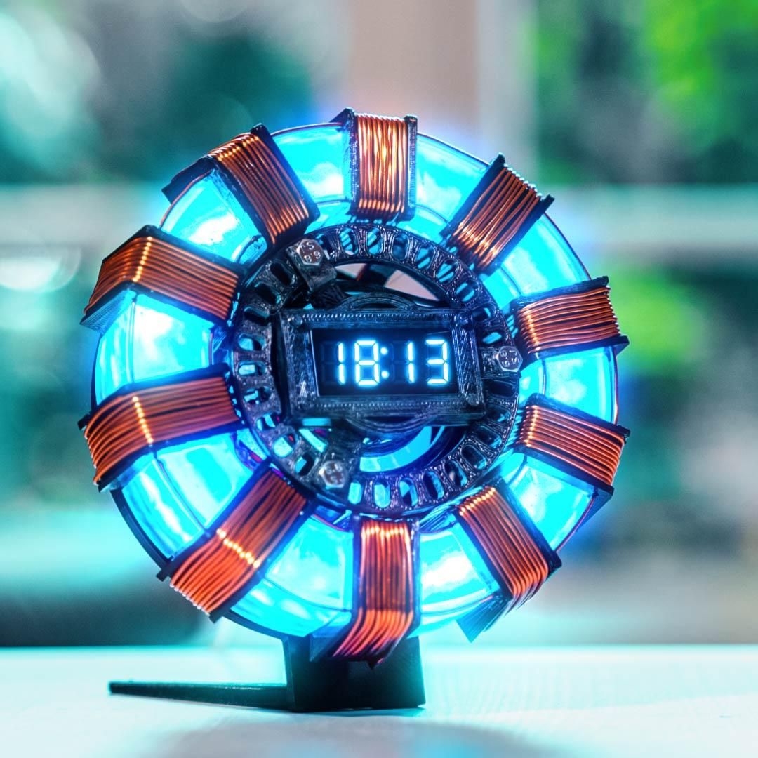 Iron Man Arc Reactor Clock : 16 Steps (with Pictures) - Instructables