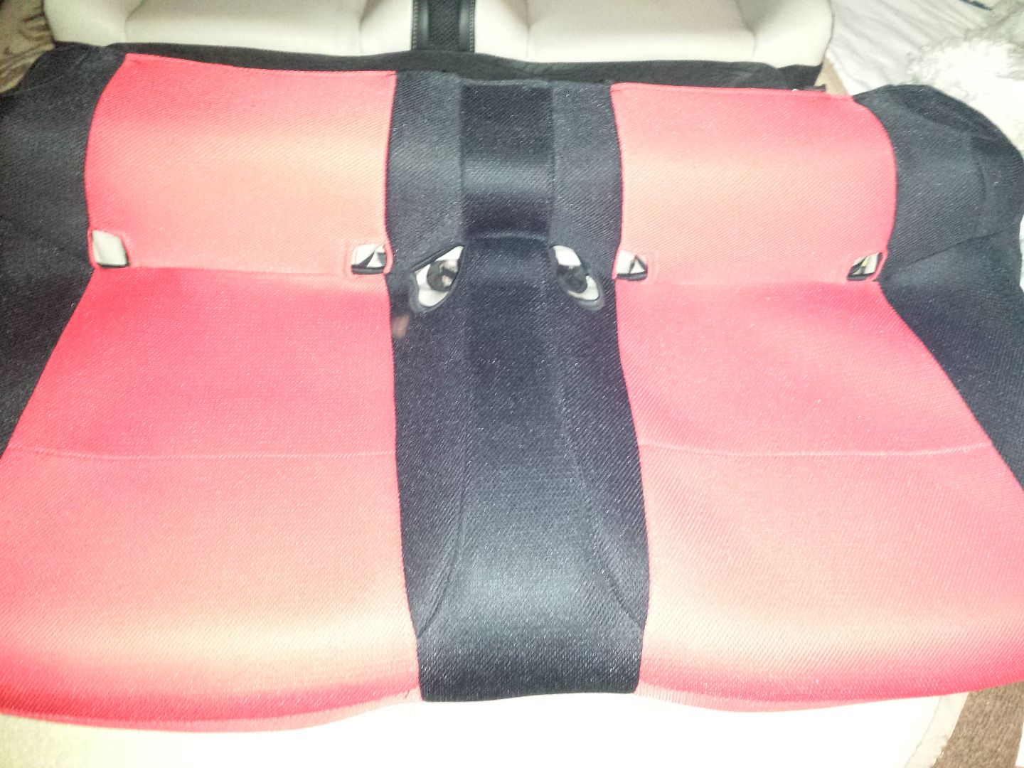 Instalation of Convertible Camaro Rear Seat Covers : 6 Steps ...