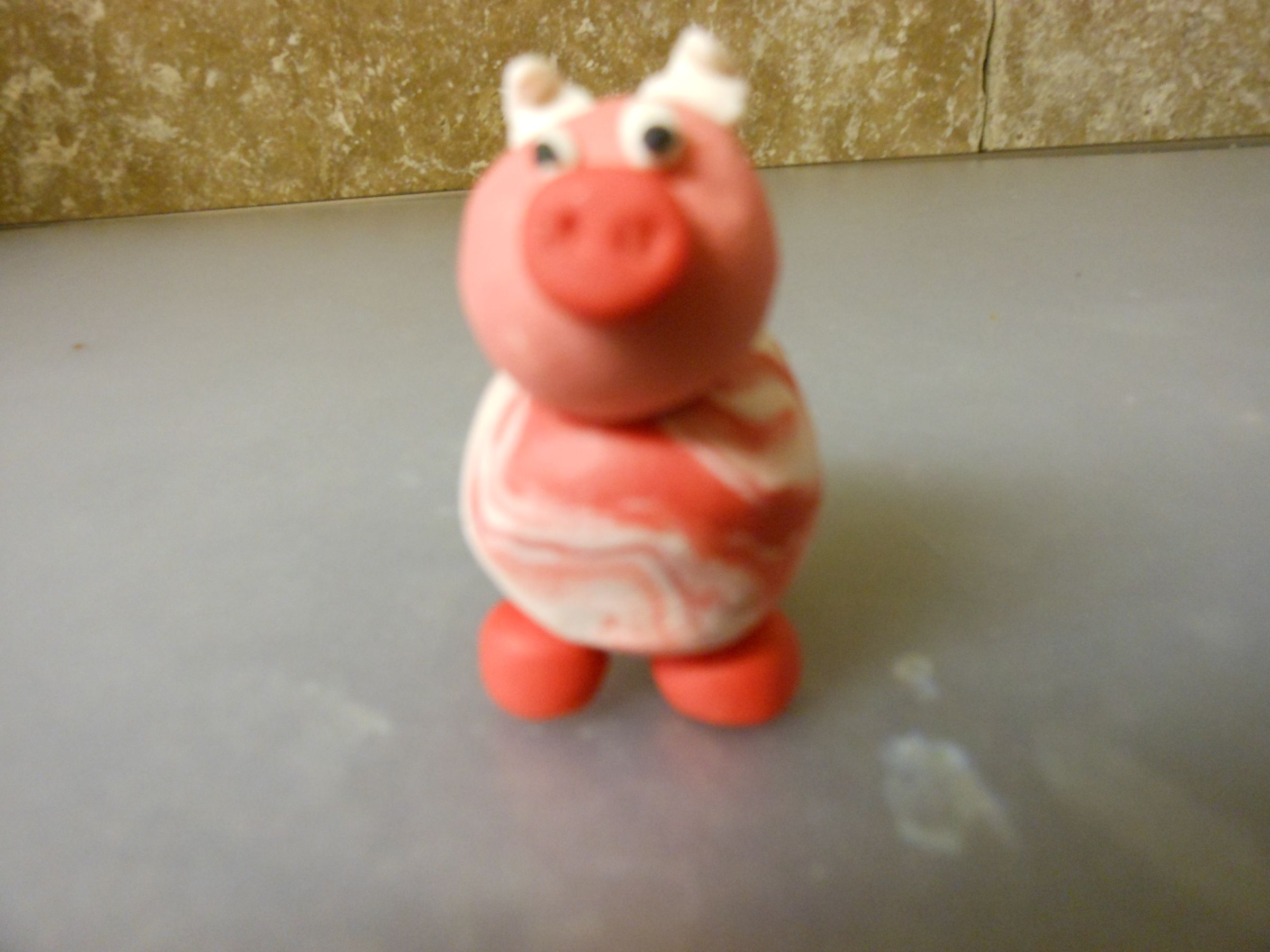 CandyCane Plasticine Pig : 9 Steps - Instructables