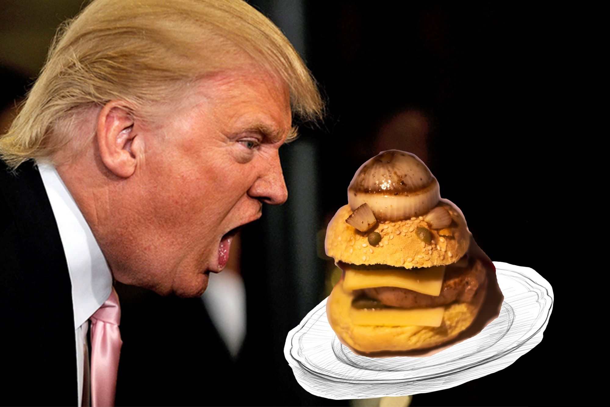 Donald Trump Burger : 6 Steps - Instructables