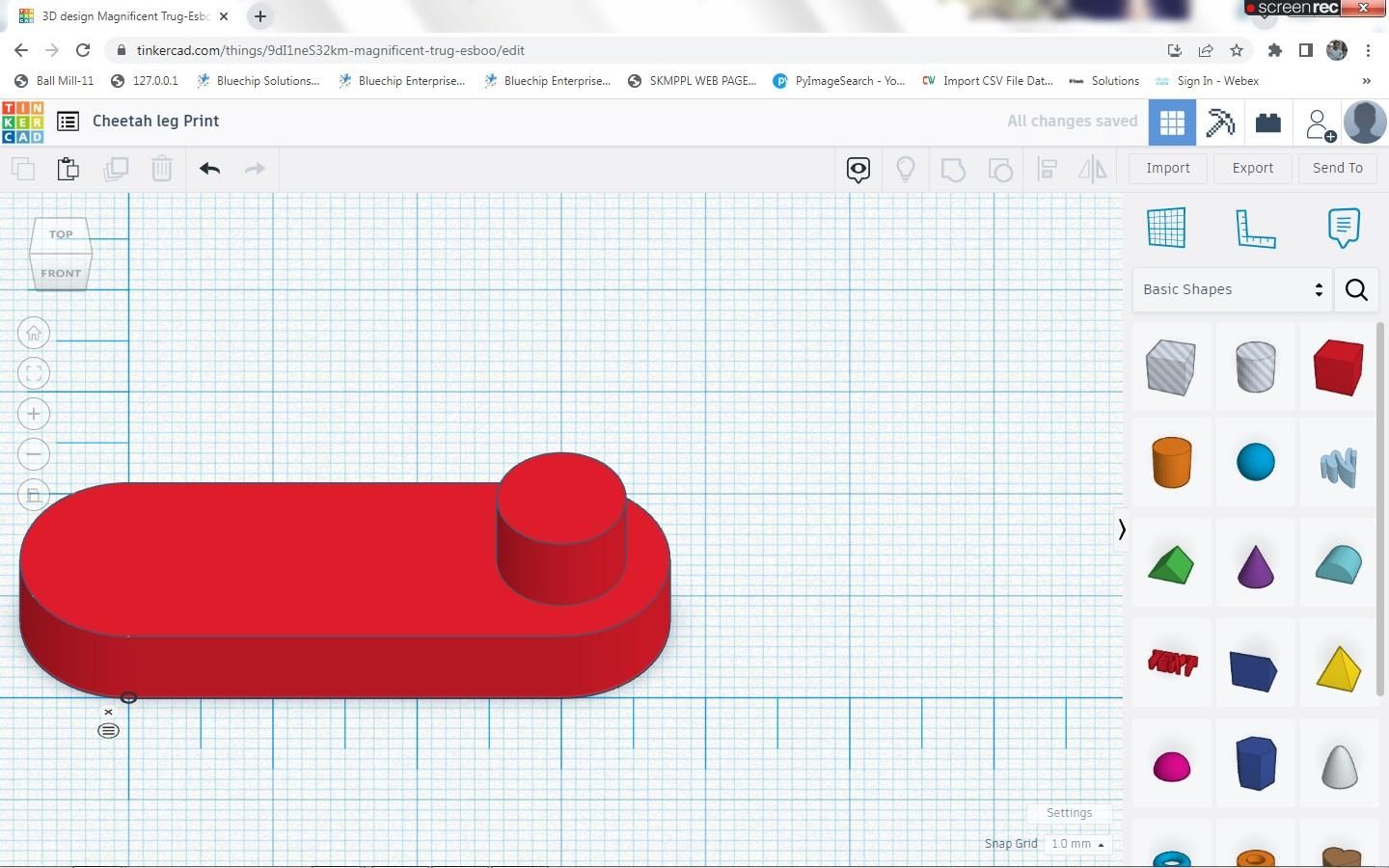 Baby Cheetah Walking Robot in Tinkercad : 21 Steps (with Pictures ...