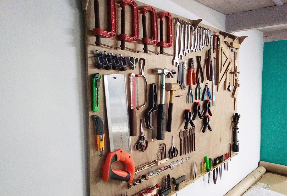 DIY Workshop Tool Organizer Board : 11 Steps (with Pictures ...