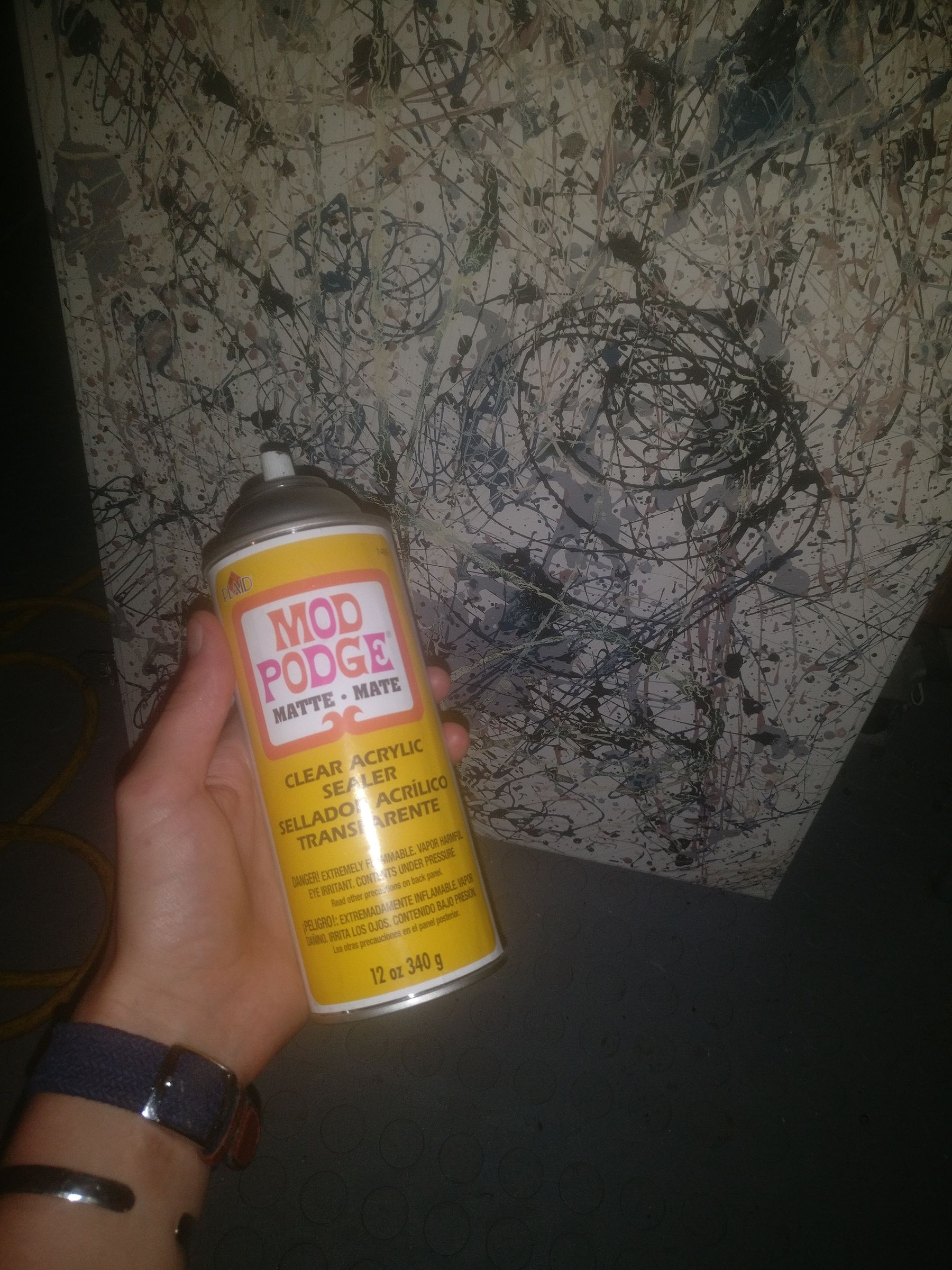 New Kitchen Cabinets With a Jackson Pollock Inspired Design : 6 Steps ...